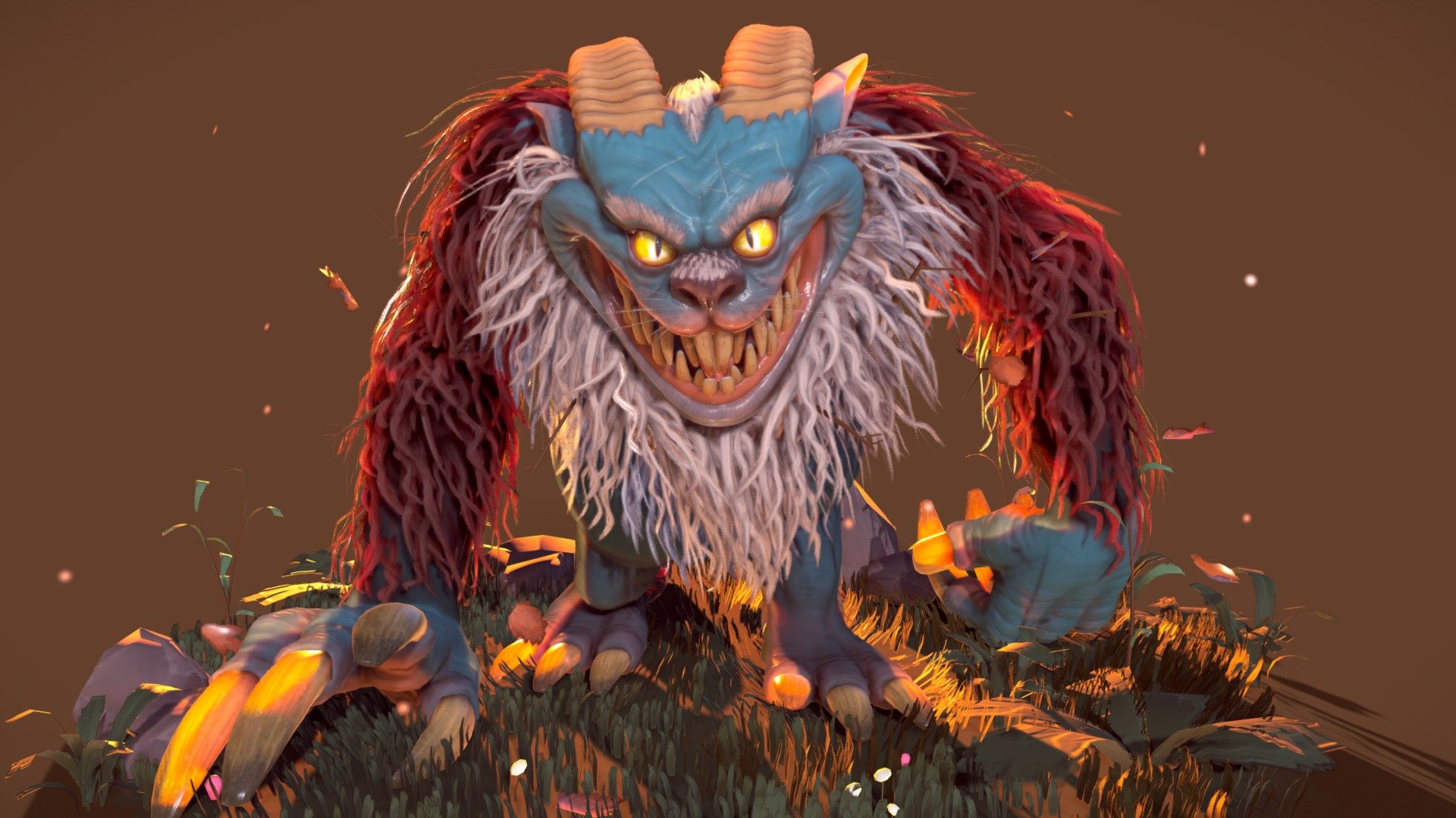 Abominable Rabbit - 3D model by Rob Allen (@roba) [7768a90] - Sketchfab