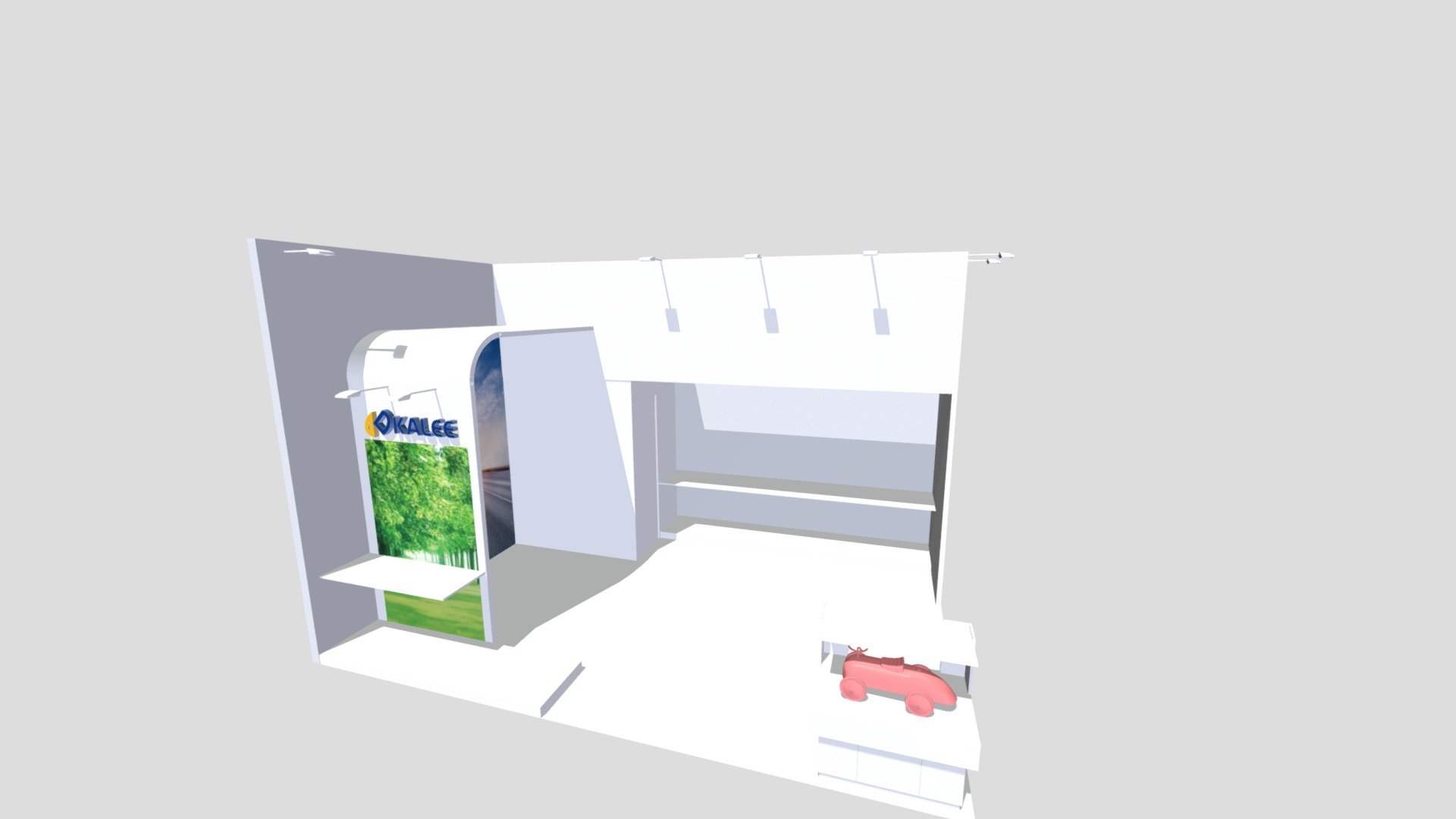 booth - 3D model by Crystal.Yeung [776bf40] - Sketchfab