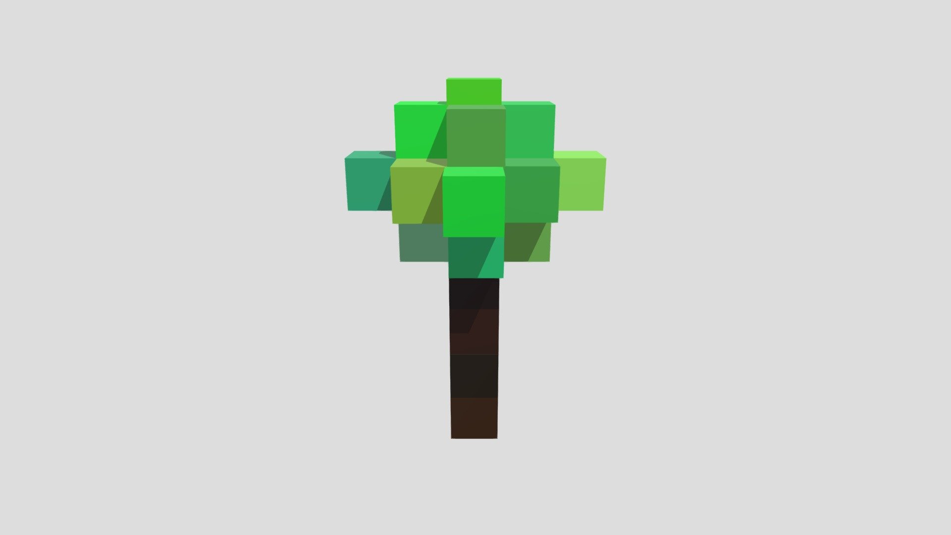 Minecrafttree - 3D model by mafiacollier [776d69e] - Sketchfab