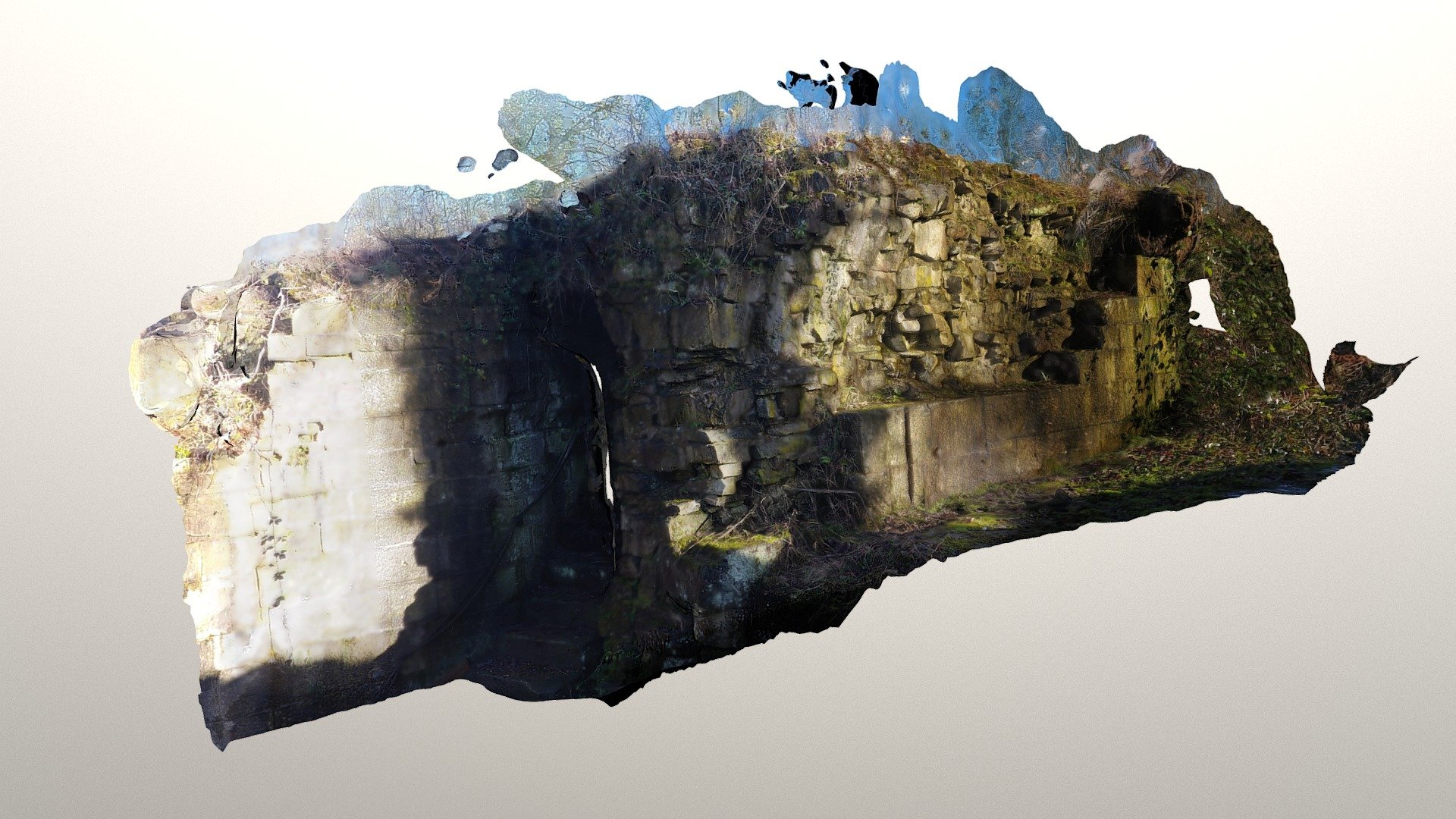 Mellor Mill Wheel pit 3 - 3D model by Salford Archaeology ...