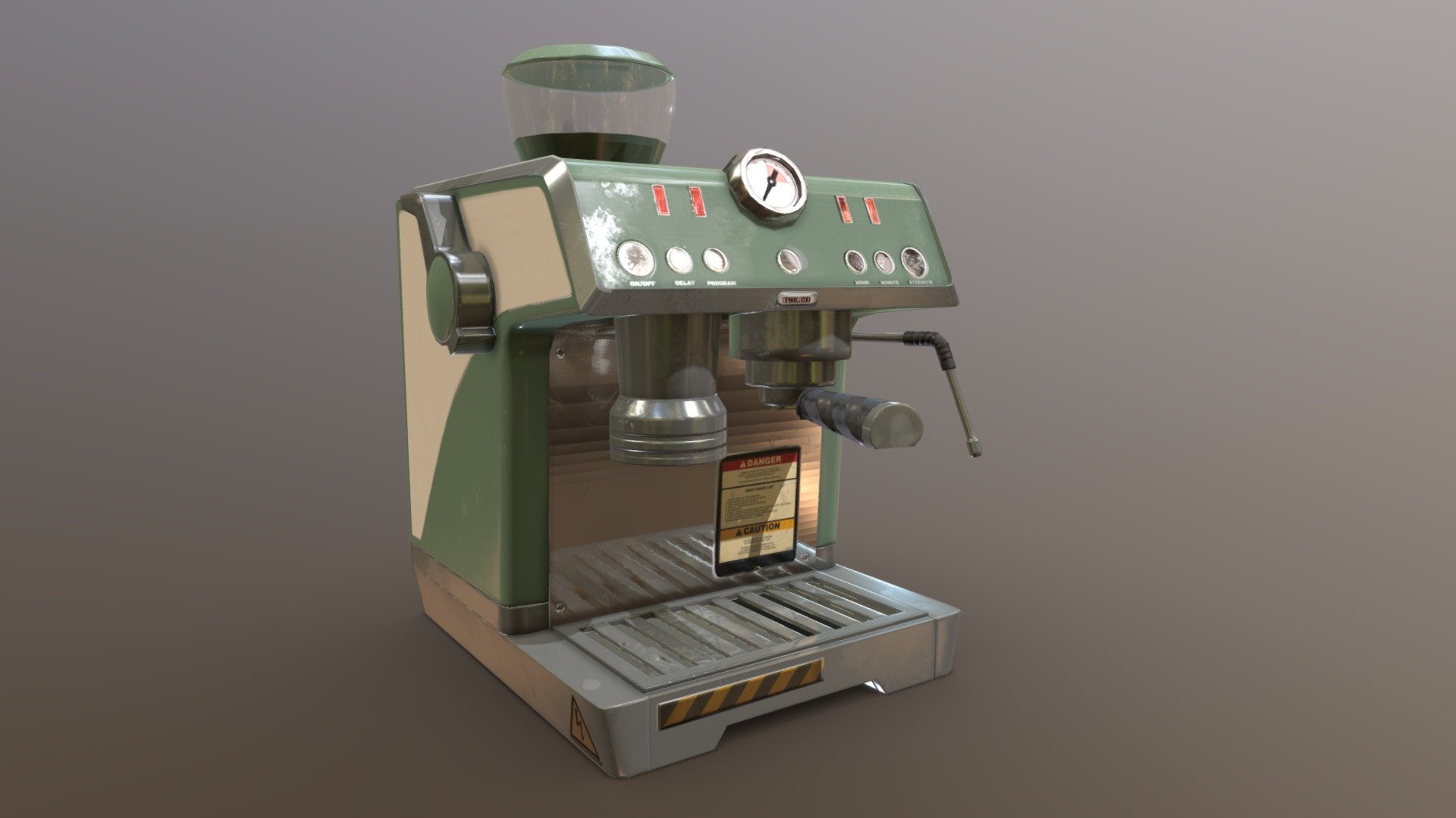 Coffee Machine - 3D model by pietraszko.luiza [776e059] - Sketchfab