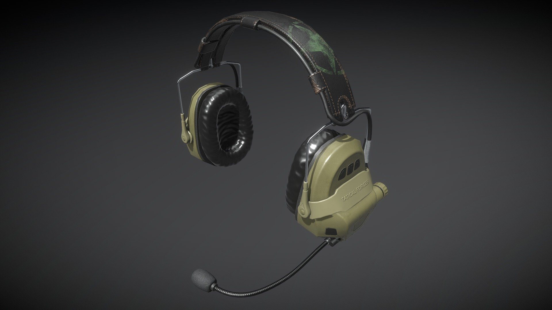 Military Headset - 3D model by glaucohenrique3d [776edea] - Sketchfab