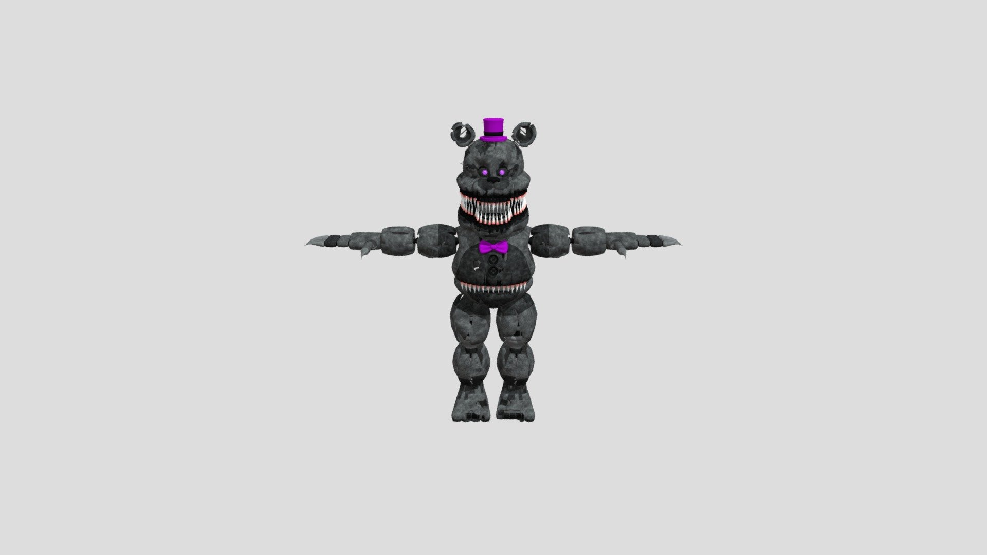 Splinks Nightmare Greybear FNAFSFM1 - Download Free 3D model by ...