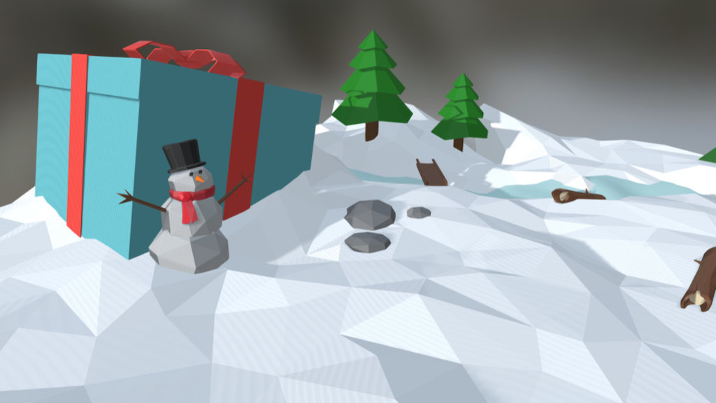 Low Poly Christmas Forest - Download Free 3D model by JayDesigns3D ...