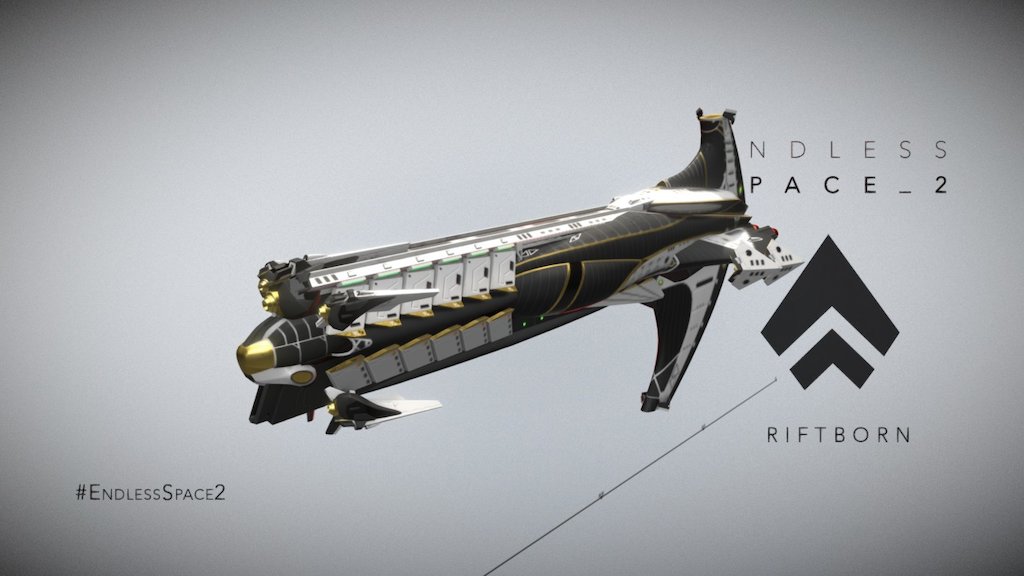 Endless Space 2 - Riftborn - Battleship - 3D model by Amplitude Studios ...