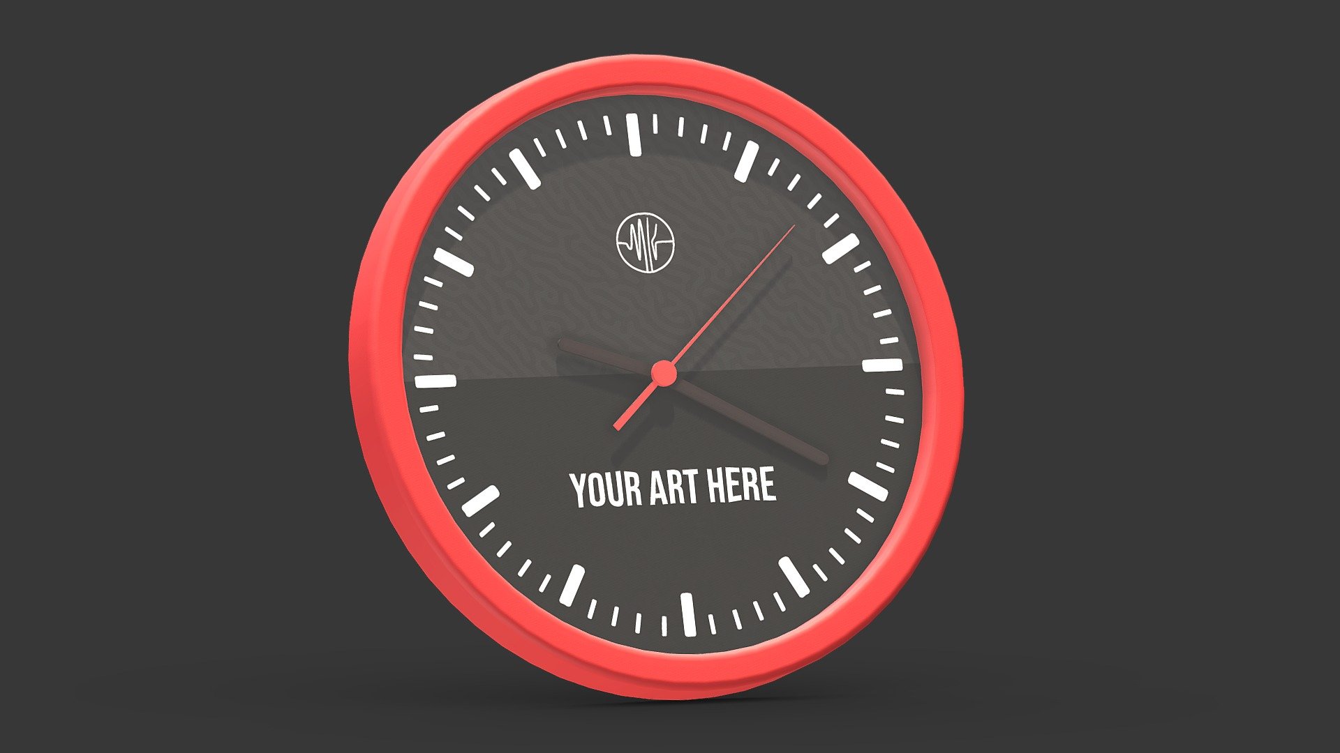 Modern Clock - 3D Model + PSD - Mockup - Buy Royalty Free 3D model by ...