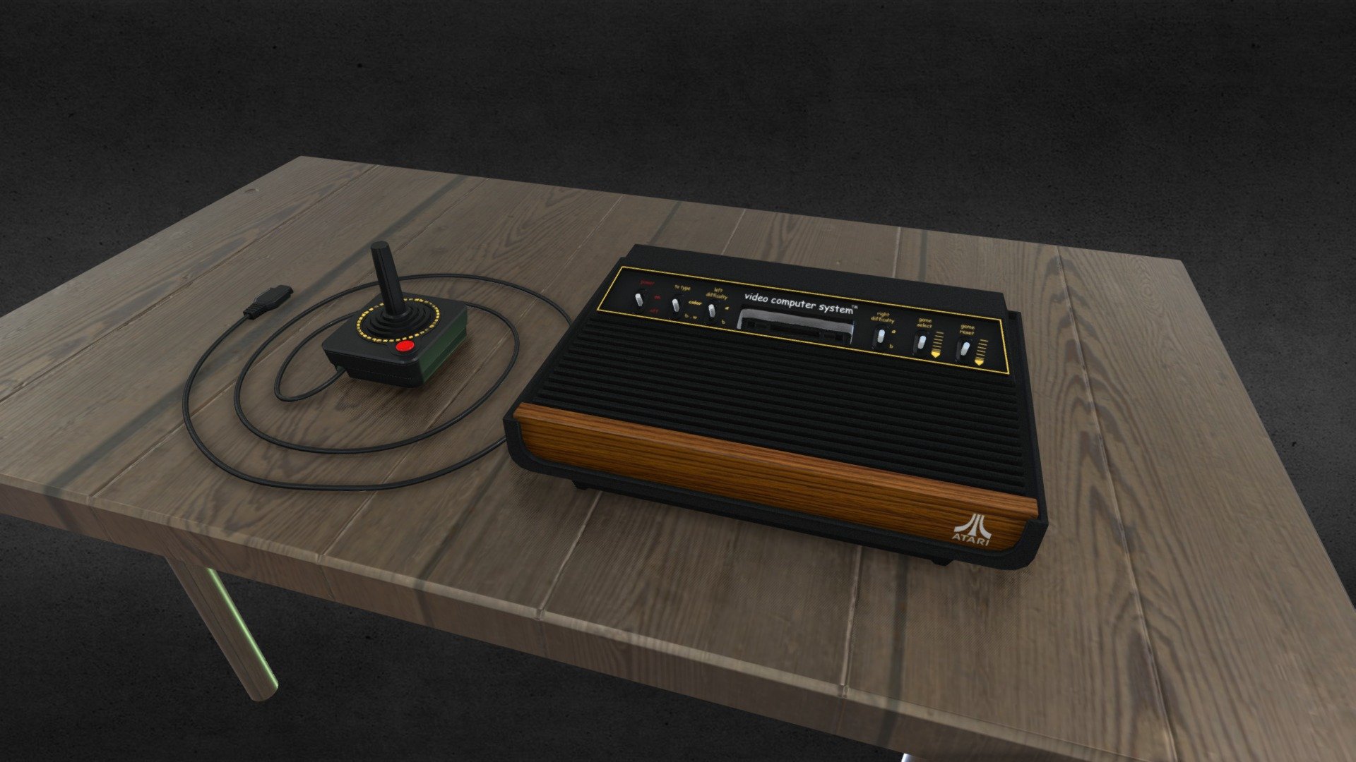 Atari 2600 - 3D model by Aleg8r [7776008] - Sketchfab