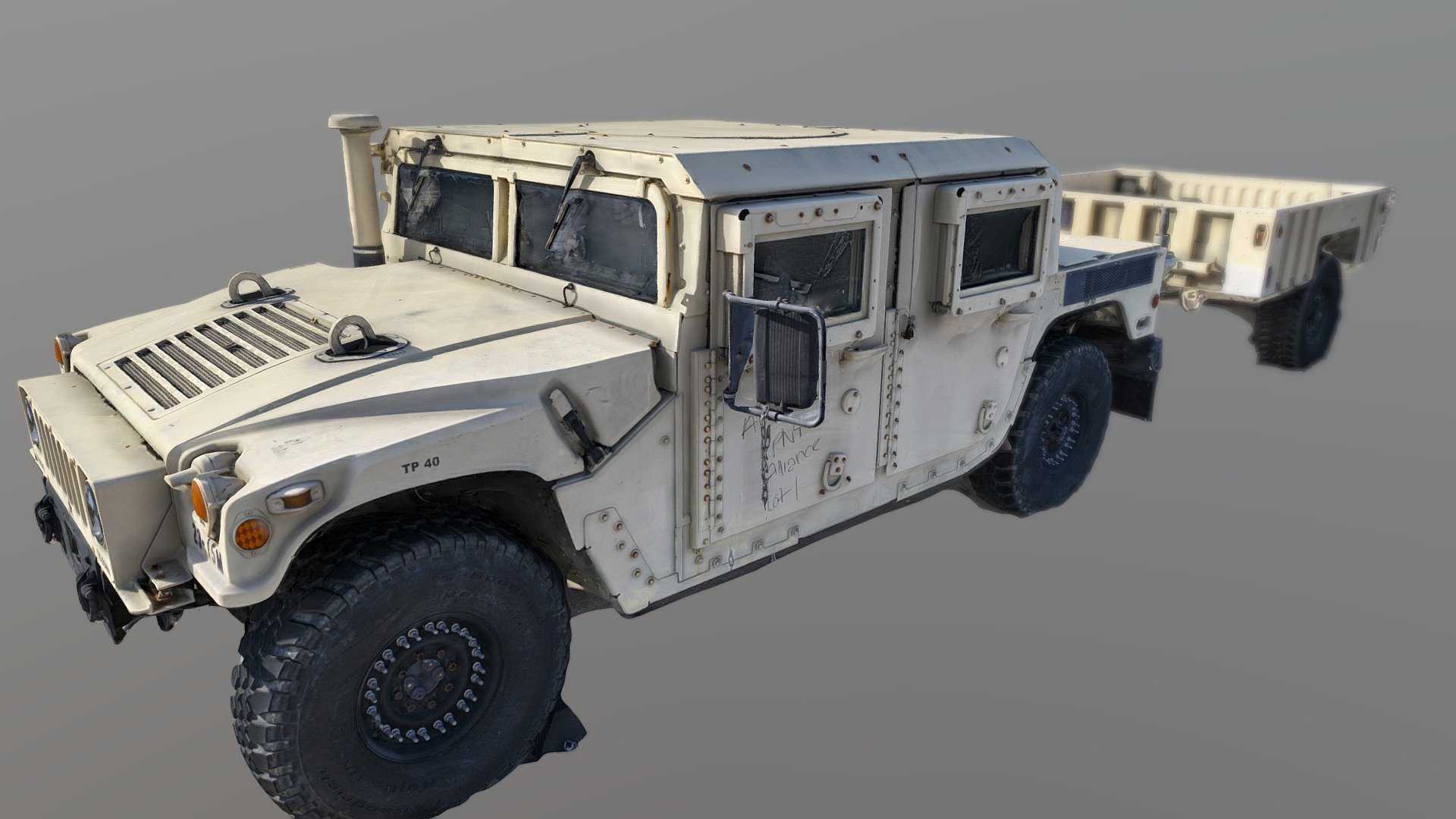 Humvee (Desert) - Buy Royalty Free 3D model by johnnokomis [7776128] - Sketchfab Store