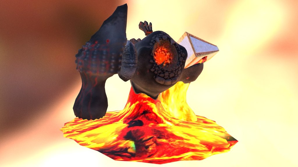 Magma Monster - Sub Boss - 3D model by marcosxjr [7777c79] - Sketchfab
