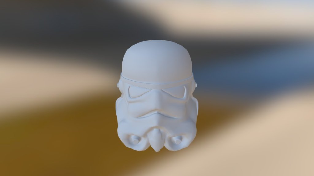 Stormtrooper Head - 3D model by angel0fjustice [7778d23] - Sketchfab