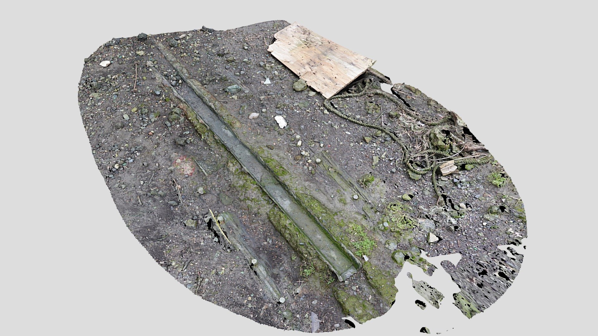 Royal Arsenal Gridiron Slipway - track - 3D model by peterbarry ...