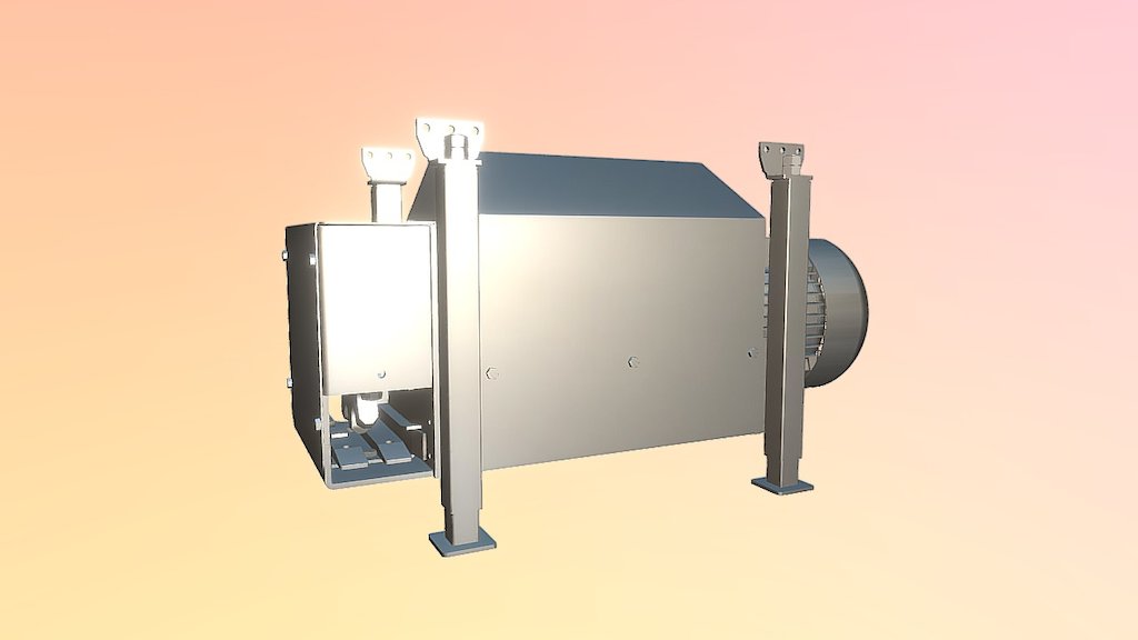 Chain Feeder GearMotor 2.2Kw [EL30130-0000] - 3D model by Elram ...