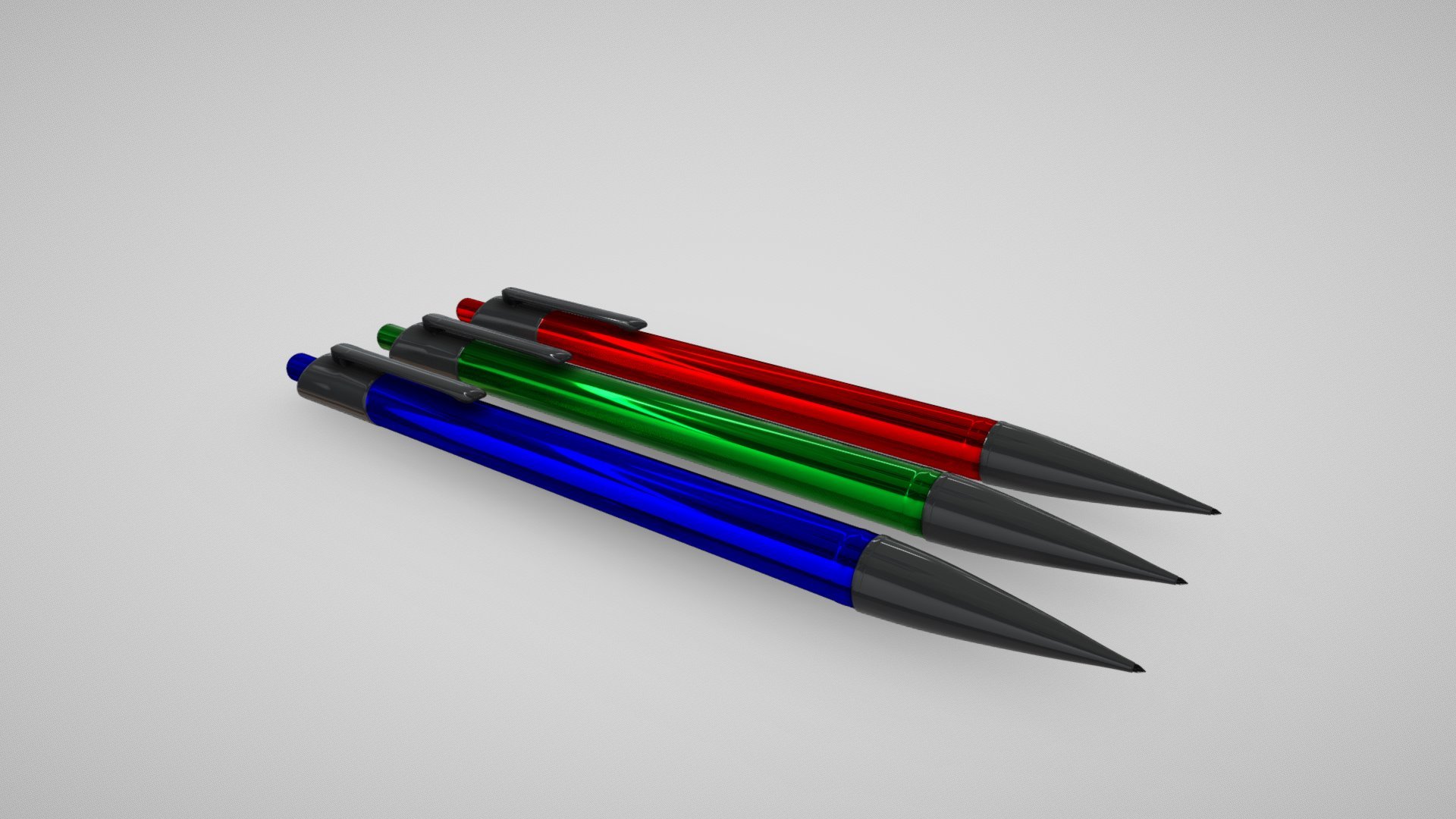 3 Customizable Pens - Download Free 3D model by Šimon Ustal ...