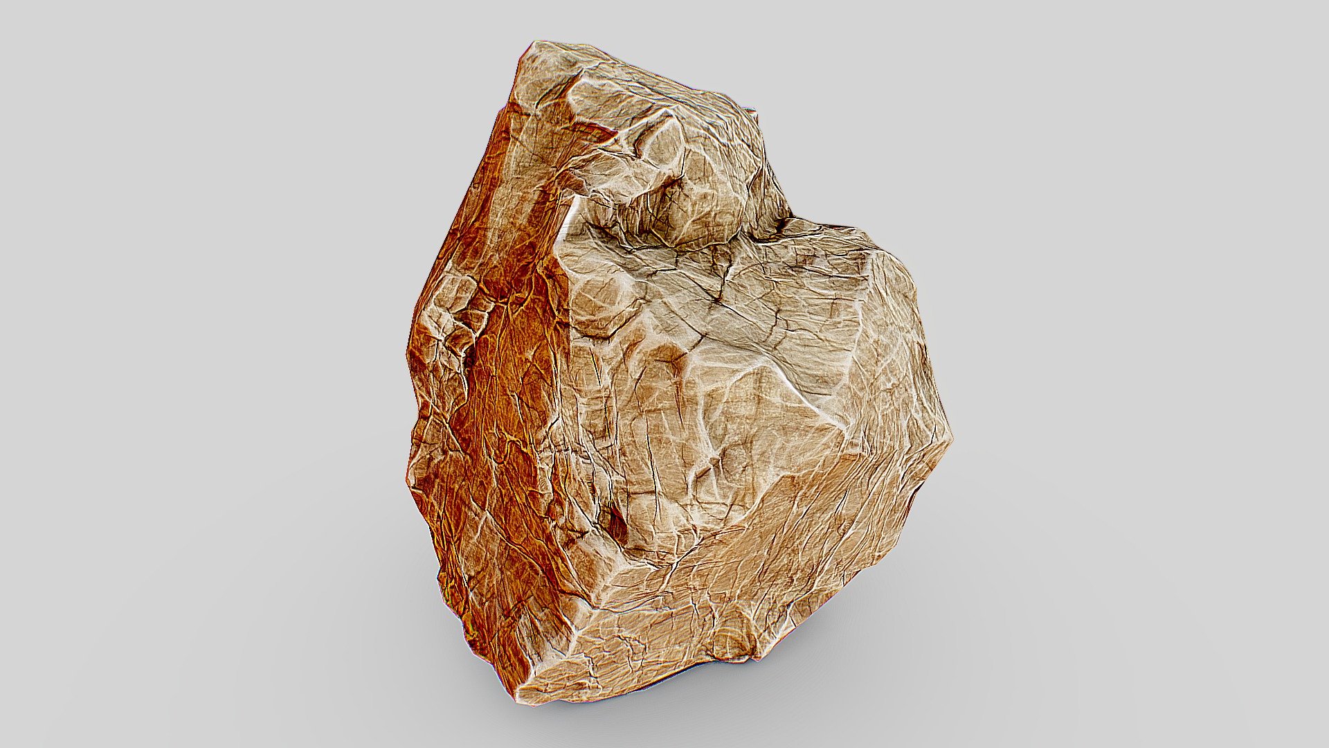Rock / Stone / Cliff 09 LP (desert) - Buy Royalty Free 3D model by the ...
