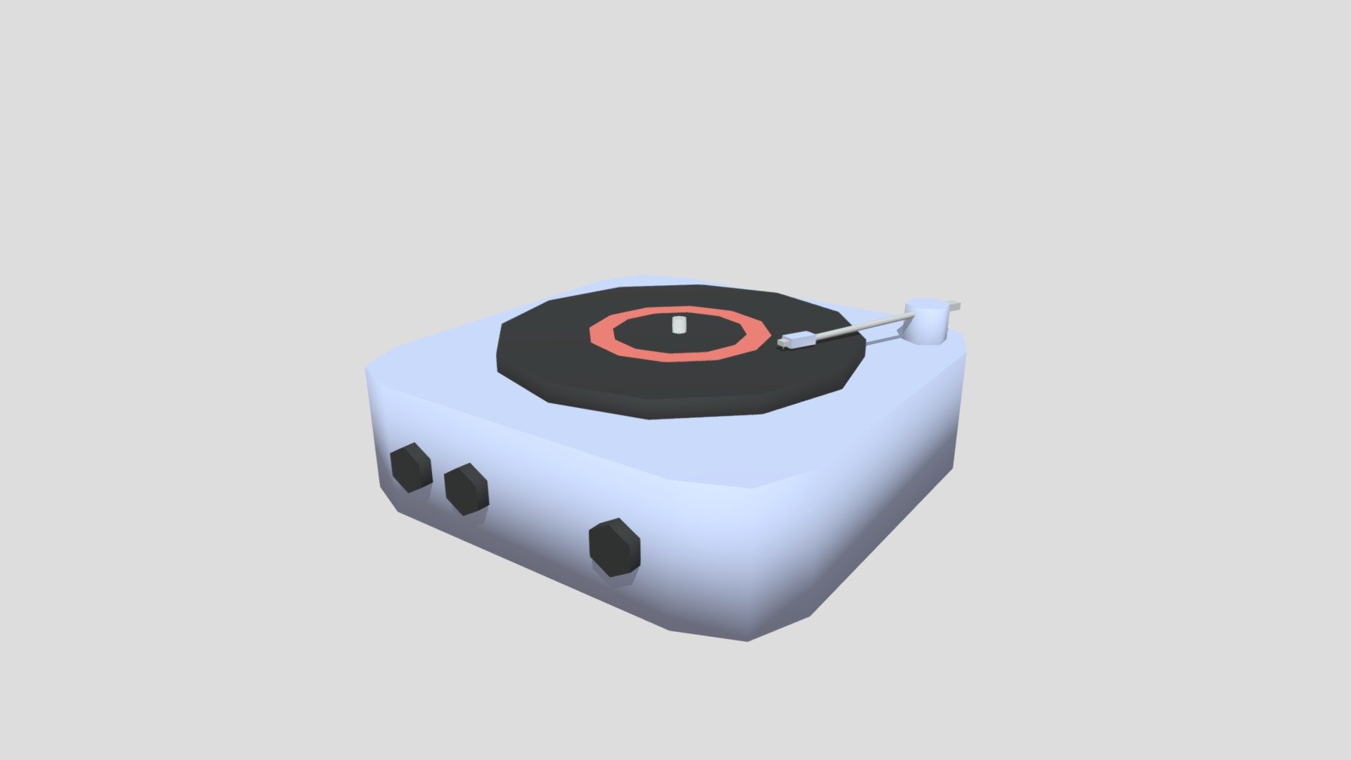Toca Disco - Record Player - Download Free 3D model by Giovanna Brescia ...