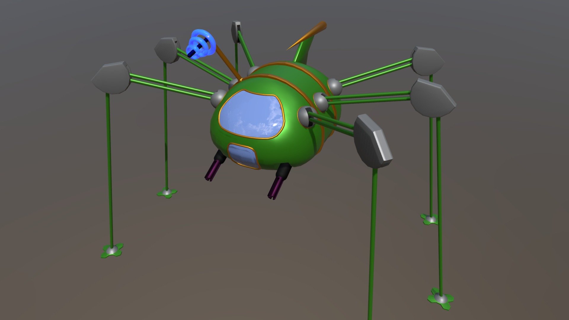 Walking Tank - Download Free 3D model by dm3V [777d9da] - Sketchfab