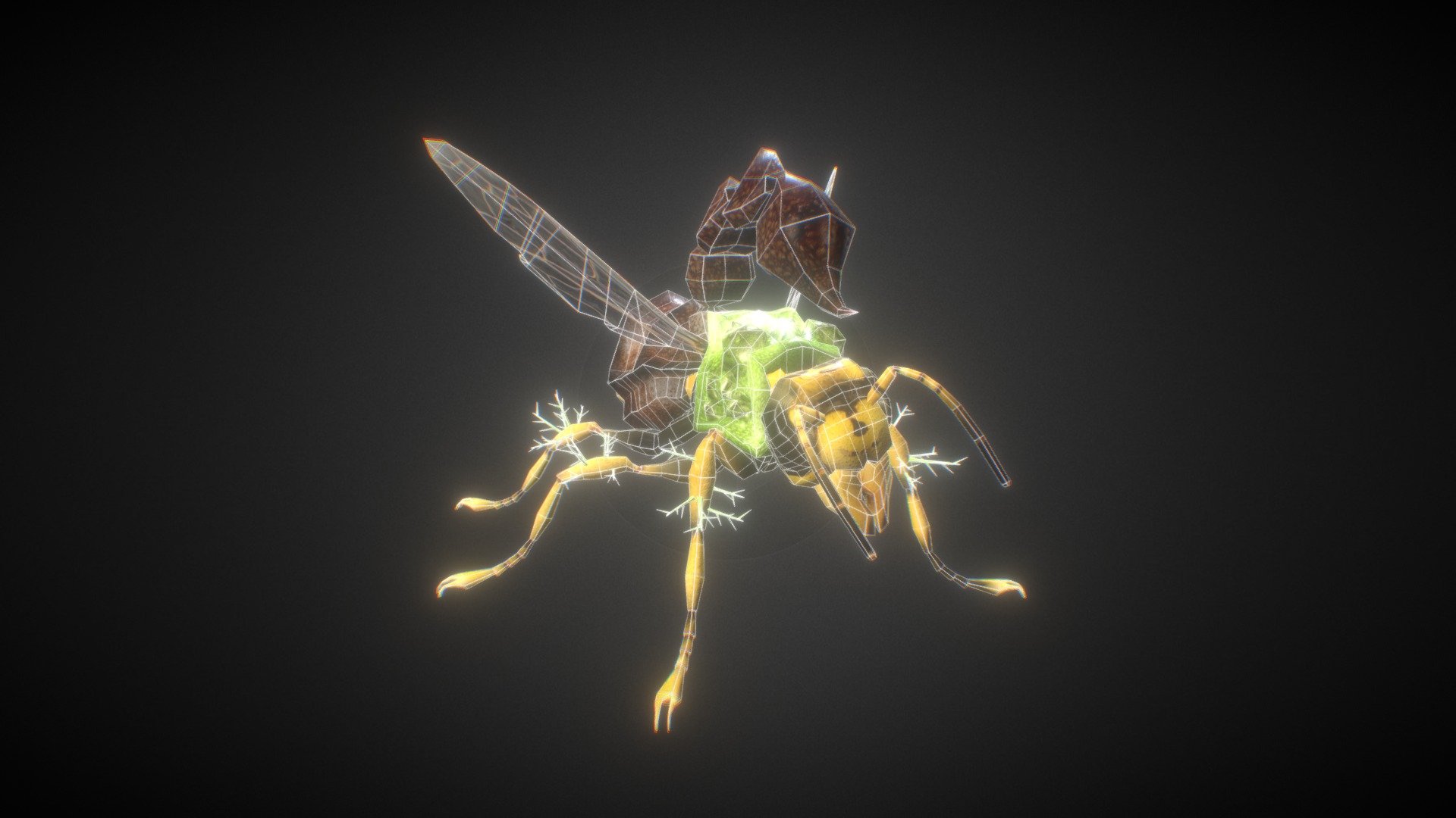 (old) MUTANT-Wasp (Hive Wars video game) - 3D model by yoshistory ...