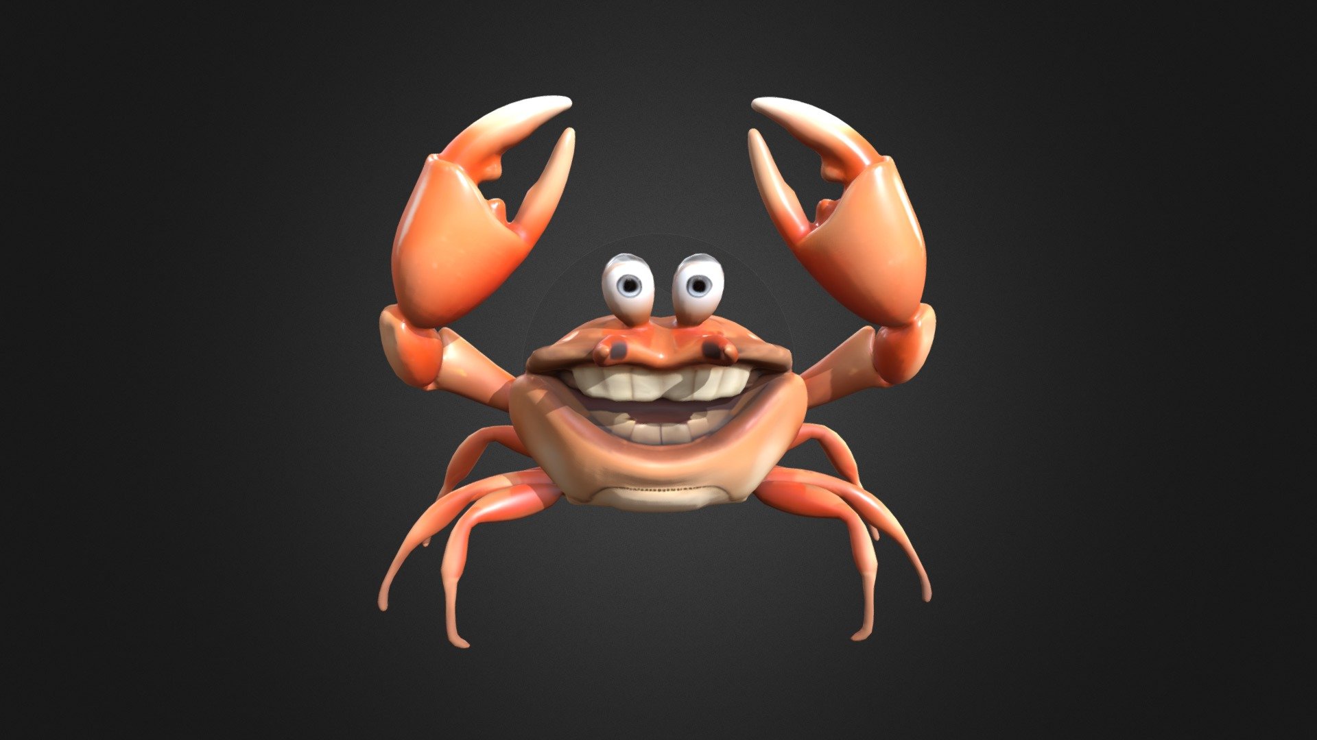 Cartoon Crab - Buy Royalty Free 3D model by Nizar Dk (@nizargassab36 ...