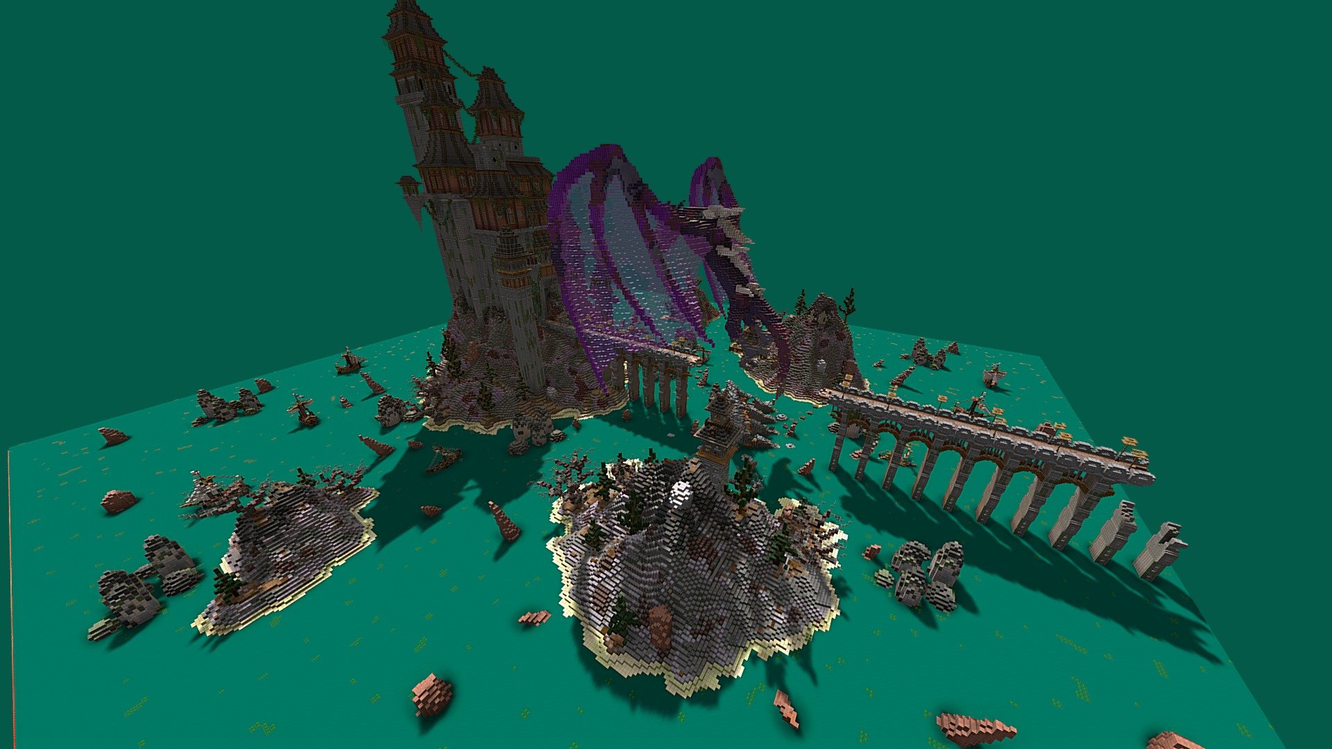 PixelMine | Ruined Castle Spawn - 3D model by PixelMine [7781498] - Sketchfab