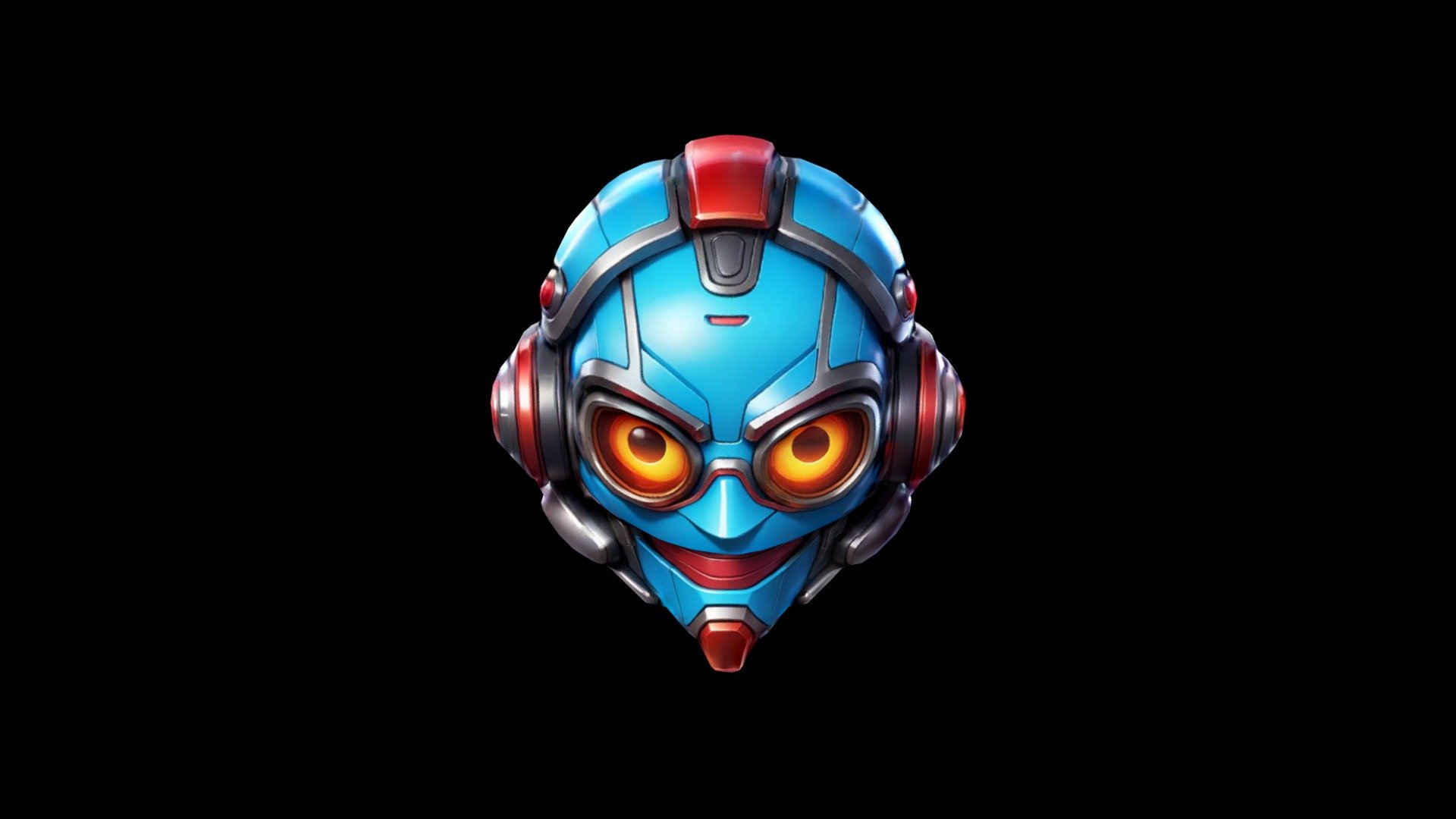 The image features a close-up of a blue robot wi - Download Free 3D ...