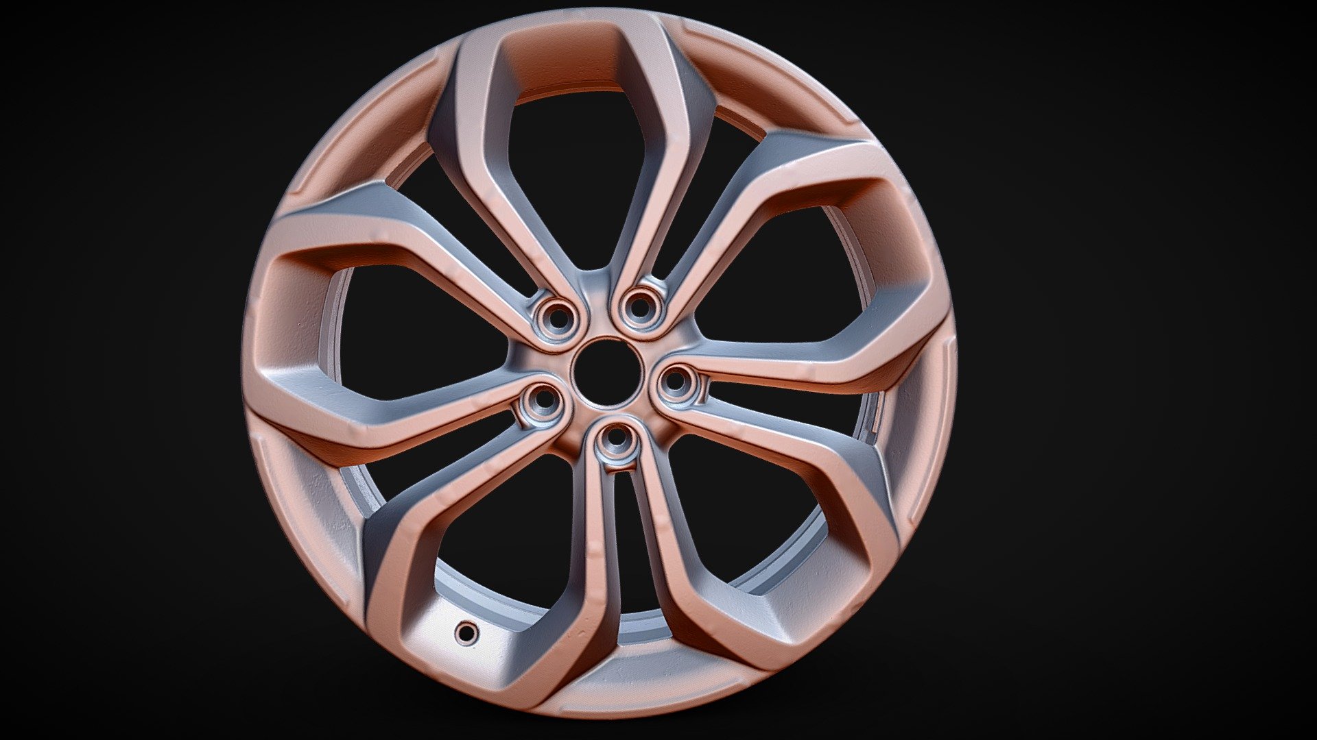 Car wheel, 20inch 6.5J | FreeScan UE11 - 3D model by MAD CAD LTD ...