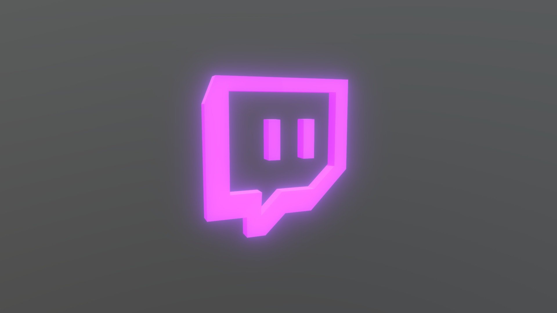 Logo De Twitch • Twitch Logo - 3D model by Blender Pink (@merlinammm ...