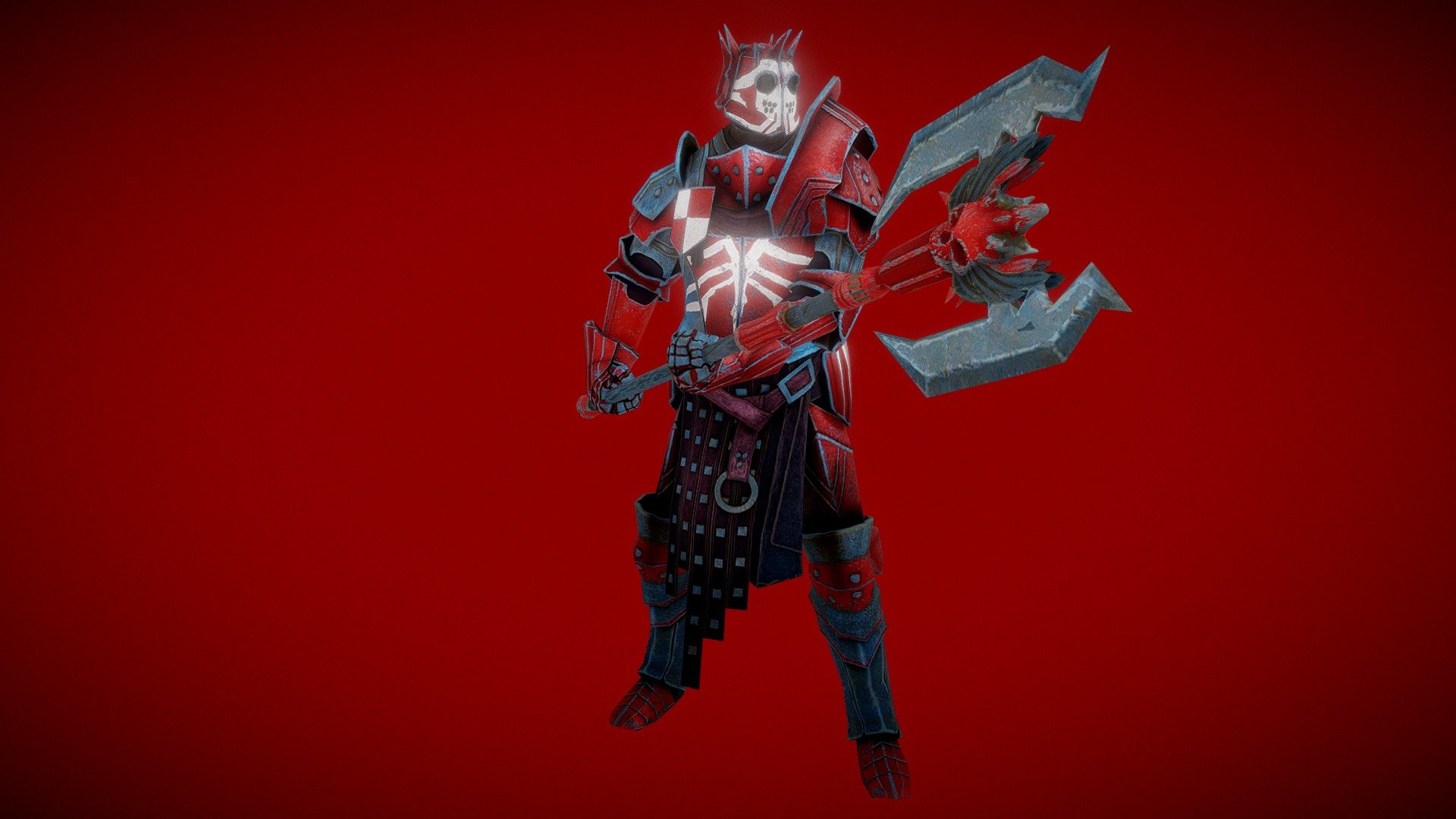 Red Death Knight - Buy Royalty Free 3D model by Luna Studio ...