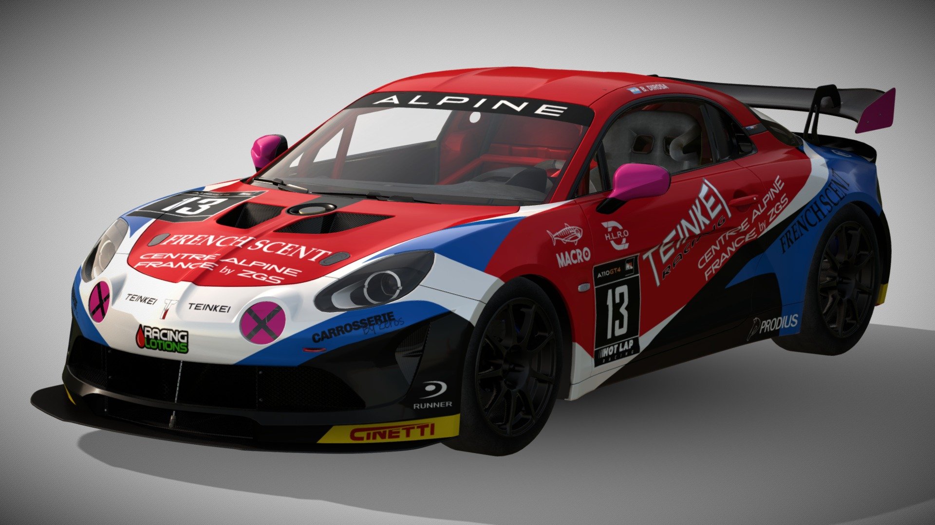 2019 Alpine A110 GT4 - Download Free 3D model by Ddiaz Design (@ddiaz ...