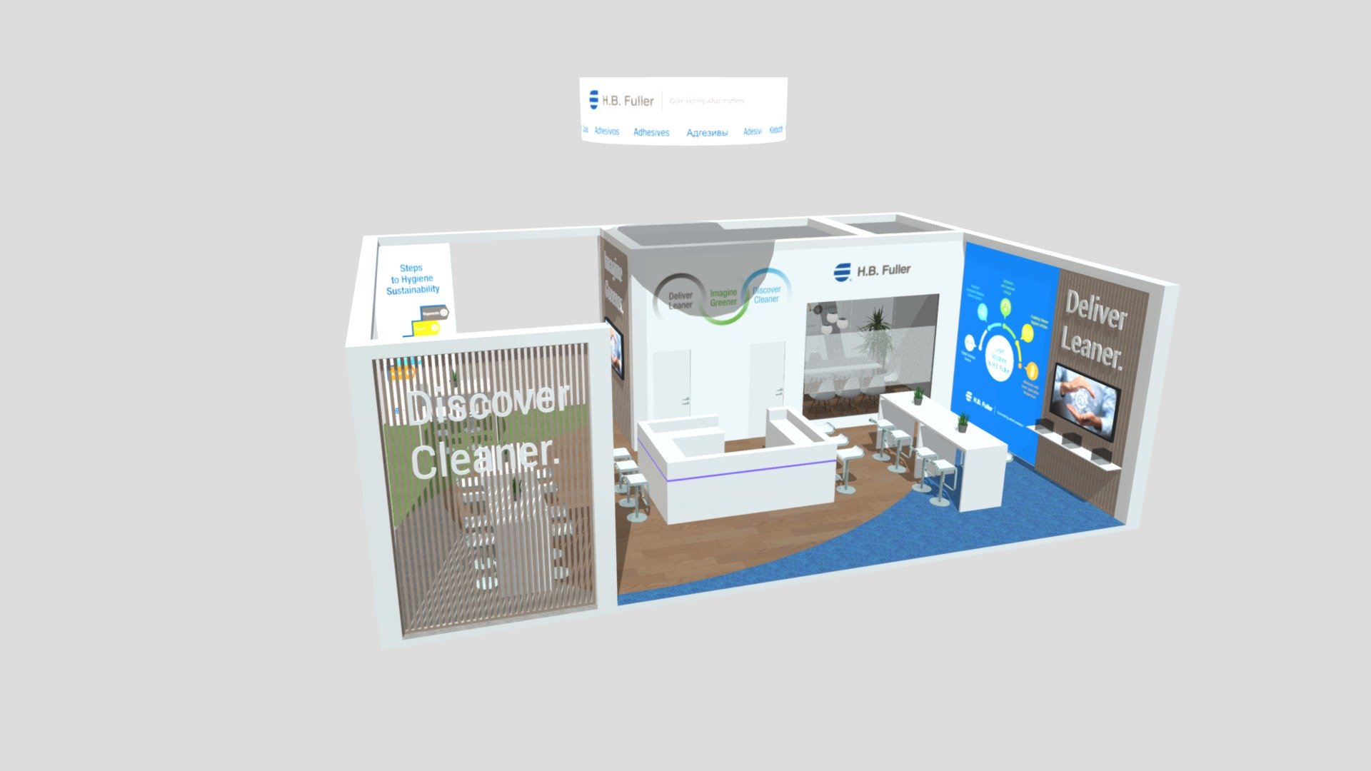 Exhibition stand - Download Free 3D model by tomas.hukal [778d5af ...