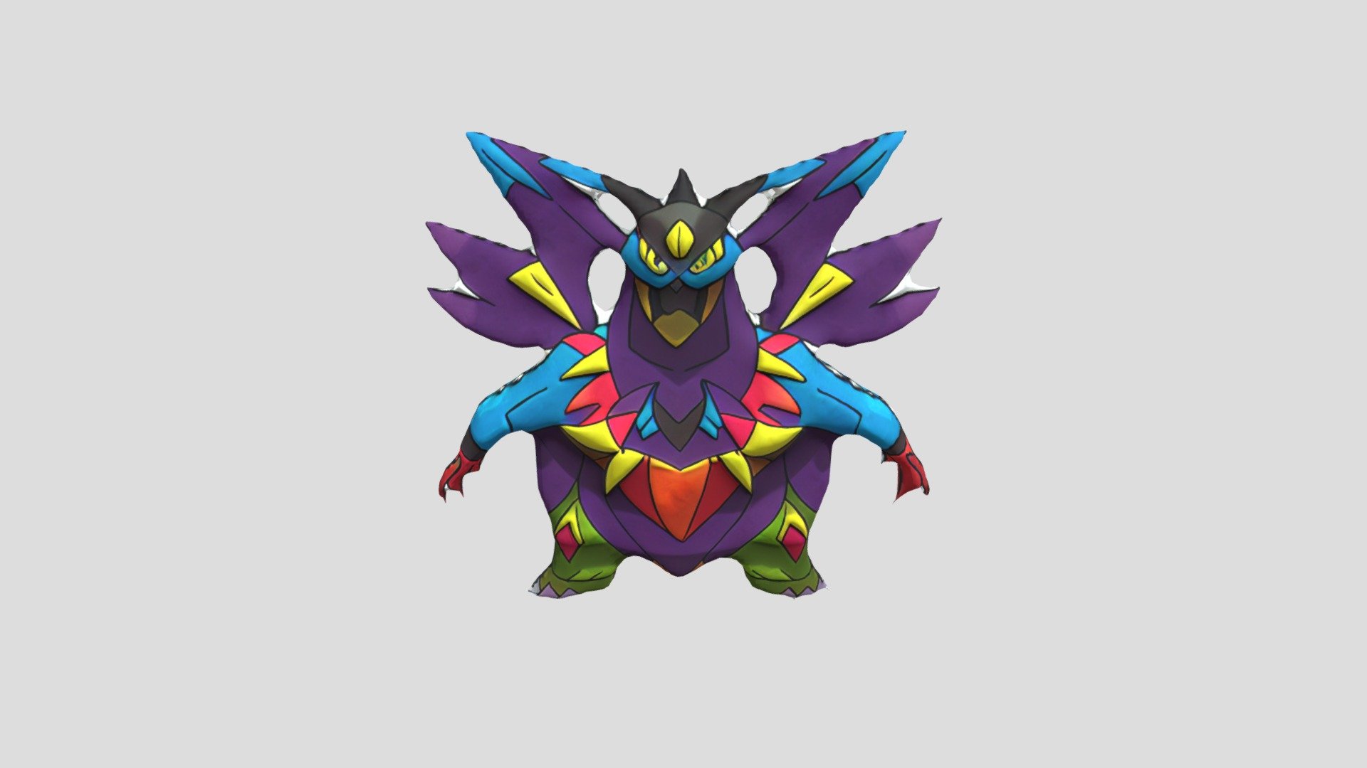 Pokemon Goal 739 - Download Free 3D model by klrxyz [778e30e] - Sketchfab