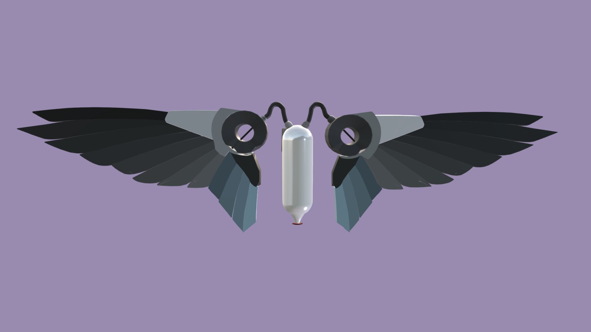 Winged Jetpack year 1 - 3D model by Emma Louise Tyler (@emxlou ...