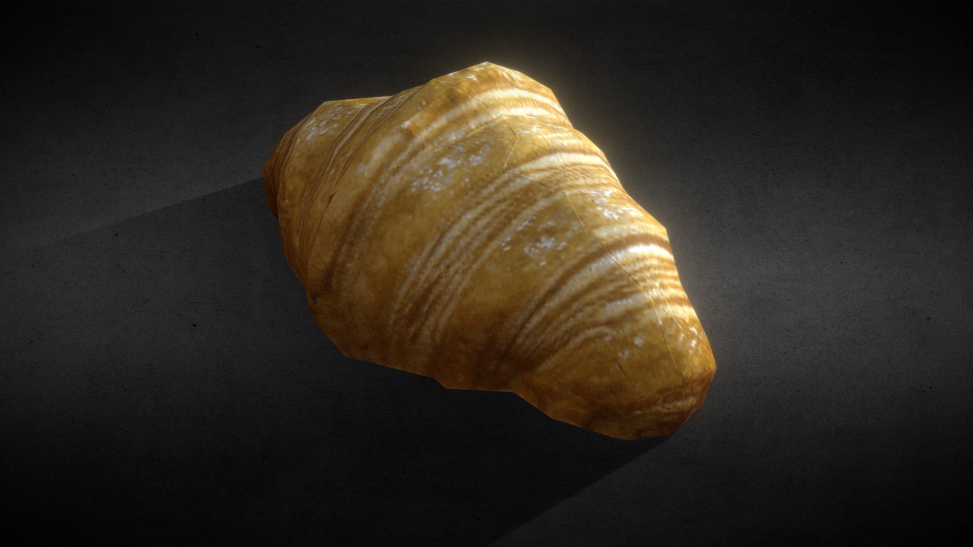 Low poly crescent - Download Free 3D model by Alan Smithee (@zikzakfr ...