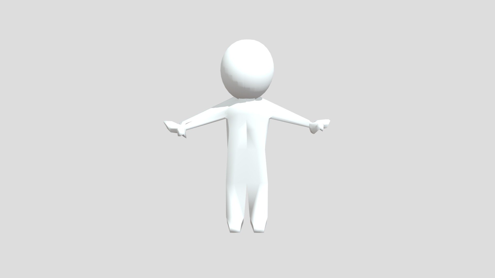 Stickman 3D low poly. - Download Free 3D model by levb039008 [77933ad ...
