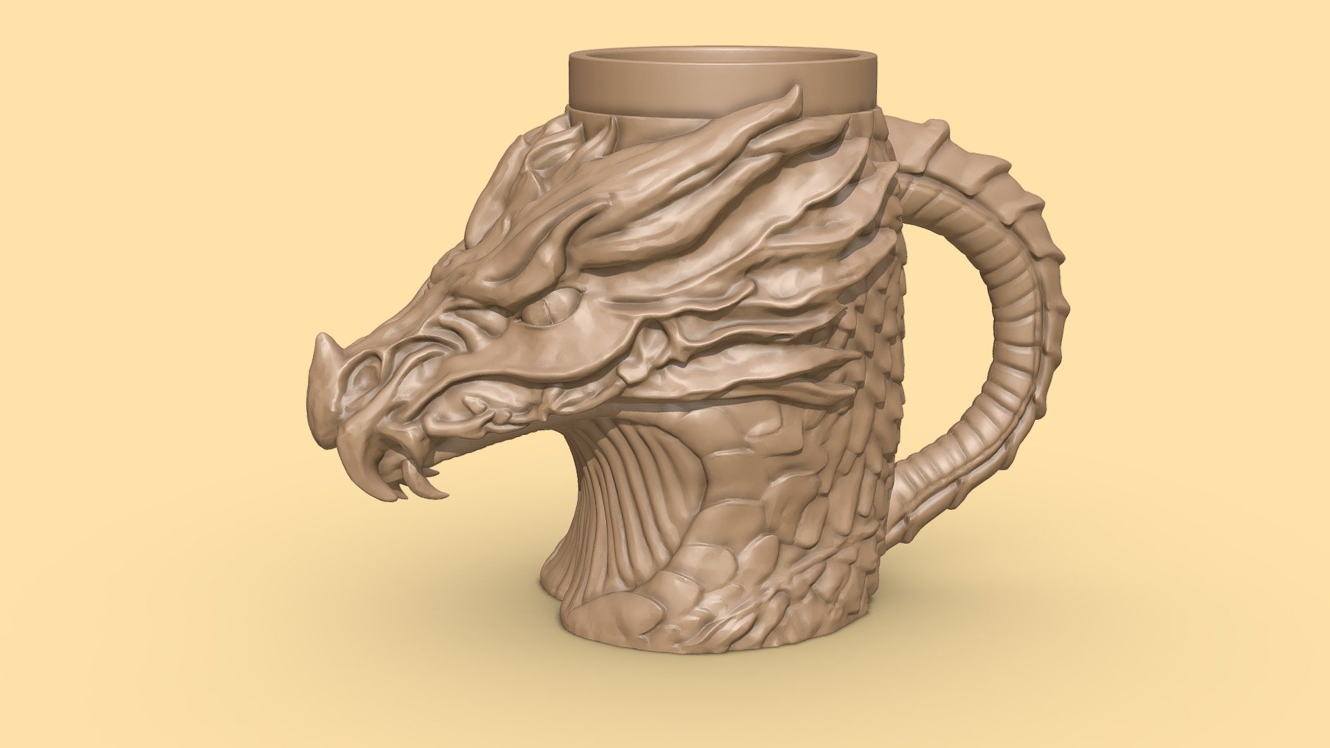 DRAGON MUG - Buy Royalty Free 3D model by FelipeMauro [7796454 ...