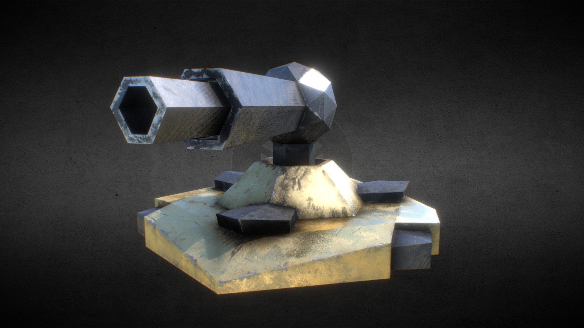 Turrex (Turret) - 3D model by DownRev [7796f14] - Sketchfab