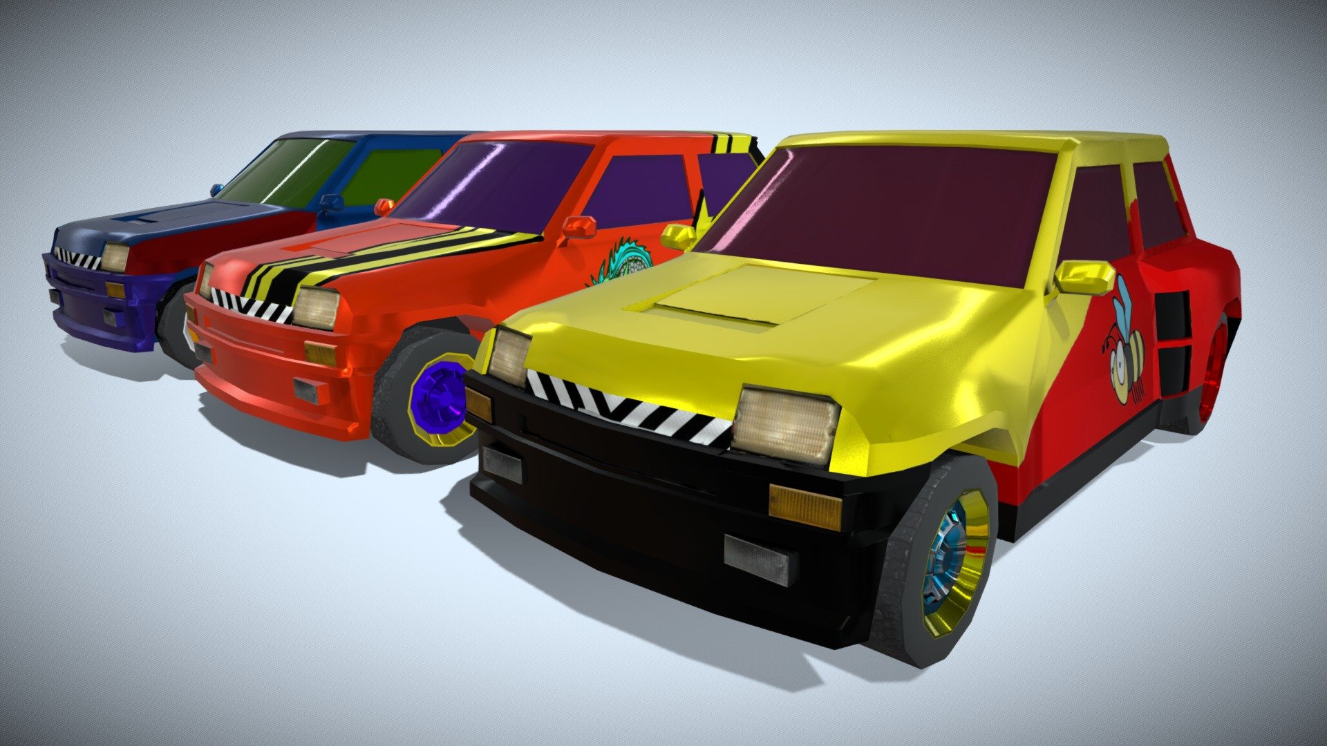 Car L33t V4 Pack - Buy Royalty Free 3D model by Pingo (@pingotinto ...
