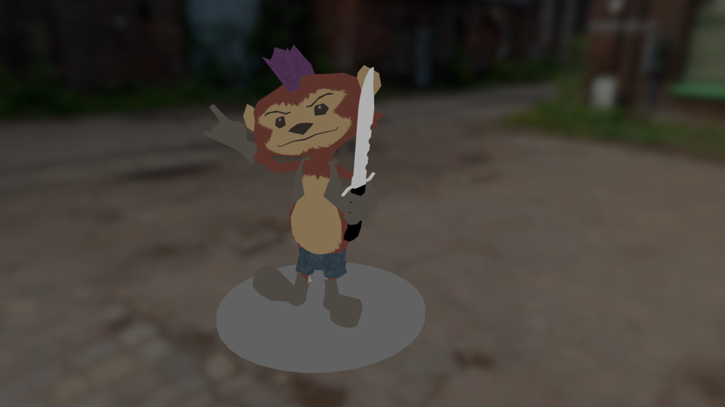 Punky - 3D model by llamskt [77982c4] - Sketchfab