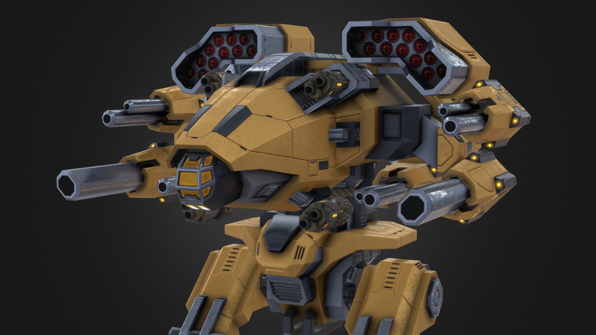 Vulture - Lowpoly Animated Mech - Buy Royalty Free 3D model by OP3D ...