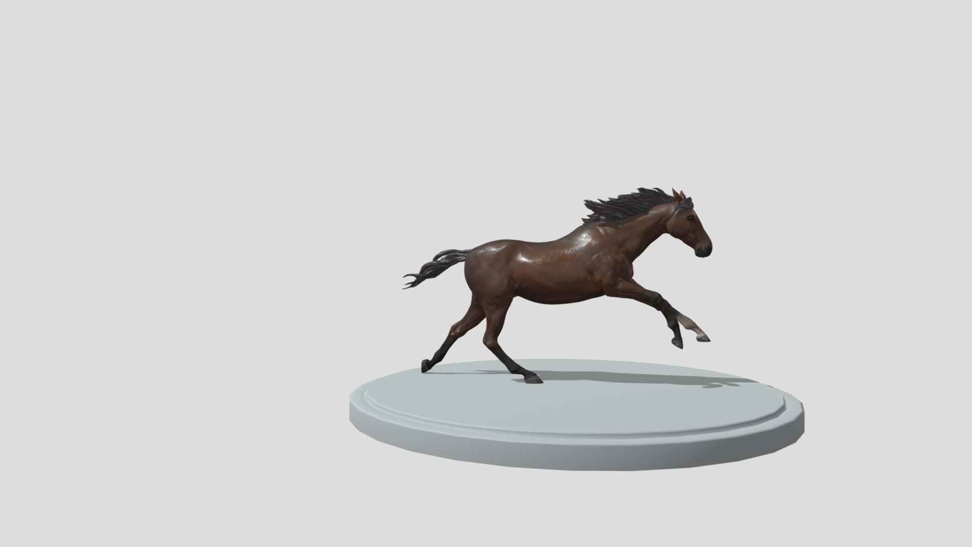 Horse Running(1) - - by: verena boeck - 3D model by permadilukman09 ...