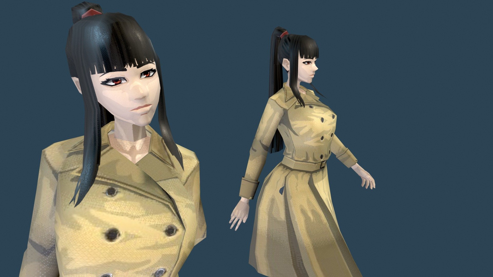 Cool Girl - Download Free 3D model by Rotmill [779942e] - Sketchfab