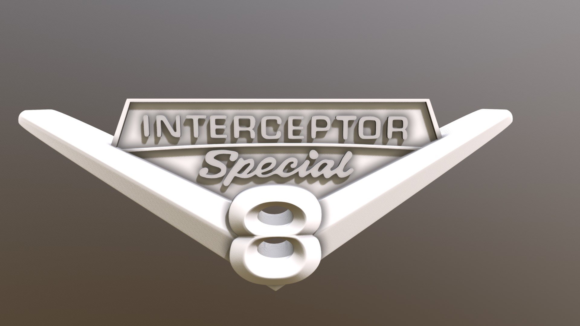Interceptor Logo V02 - 3D model by afriedlander [779b56c] - Sketchfab