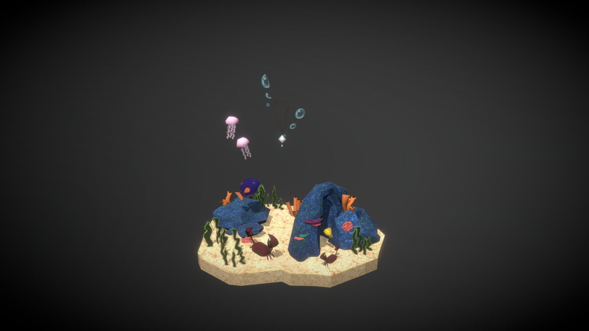 Low Poly Scene - 3D model by JChristensen [779c4a2] - Sketchfab