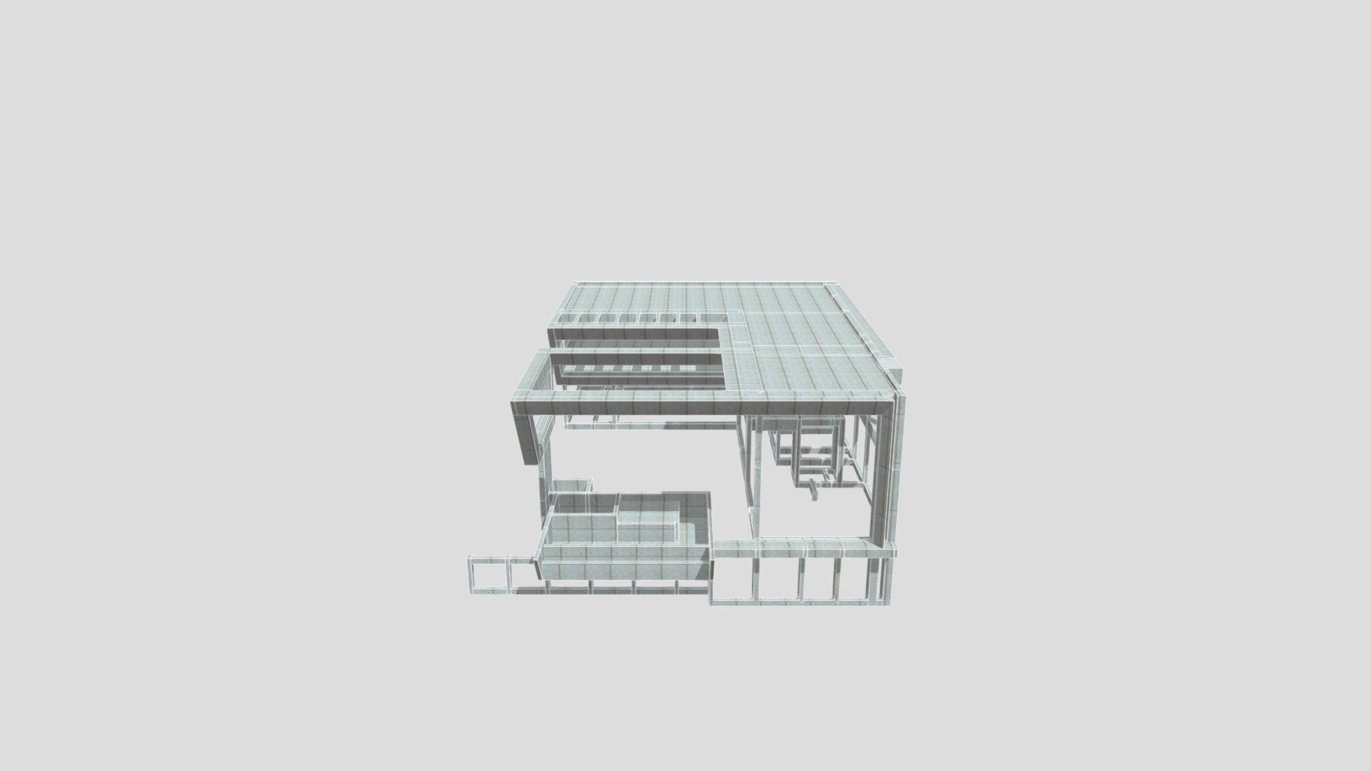 RESIDENCIA CAIO PELEGRINI - ESTRUTURA CGA ENG - 3D model by Prime_Engenharia_Estrutural ...