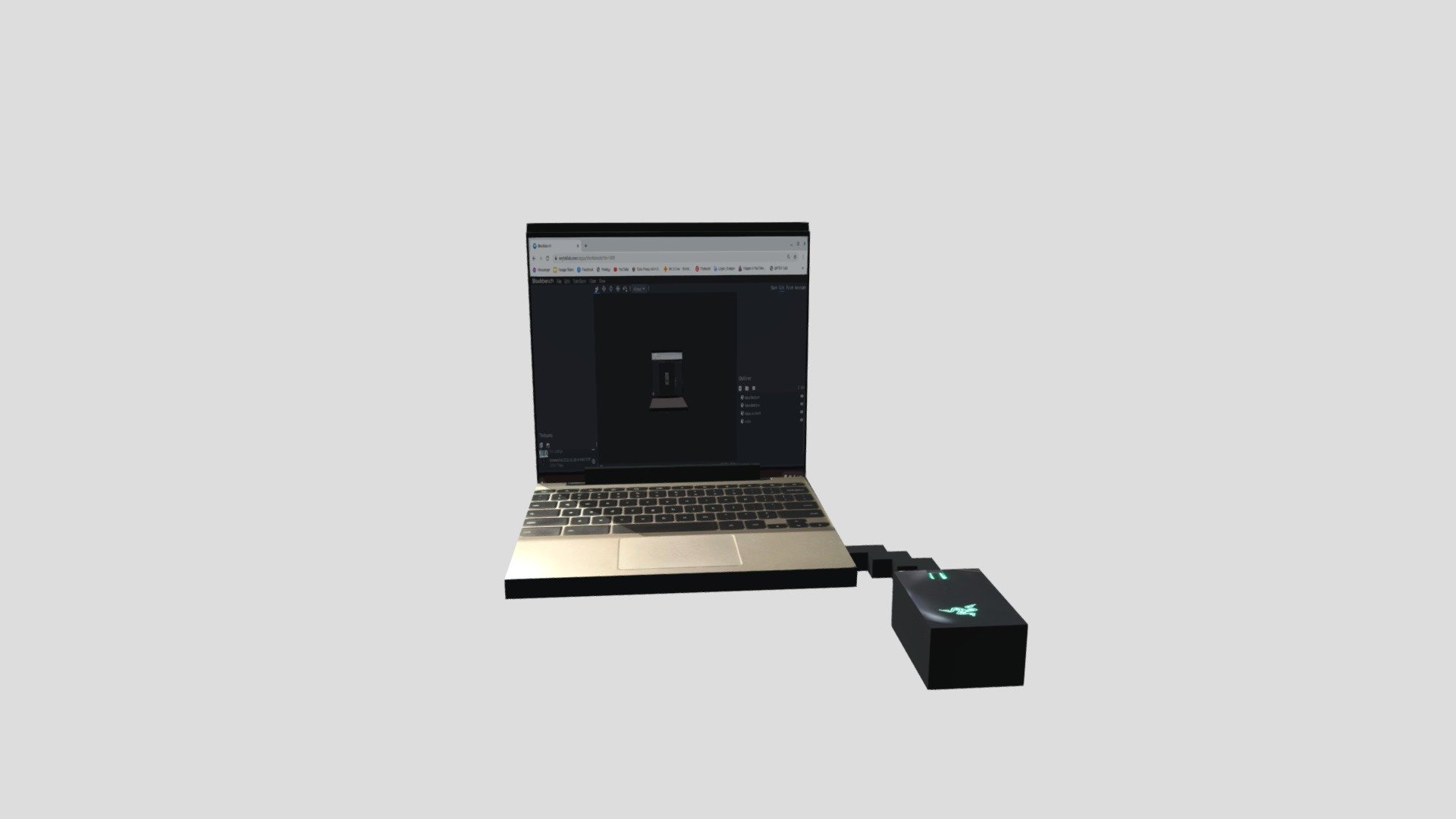 Computer - 3D model by Grace.Zahel [779ddba] - Sketchfab
