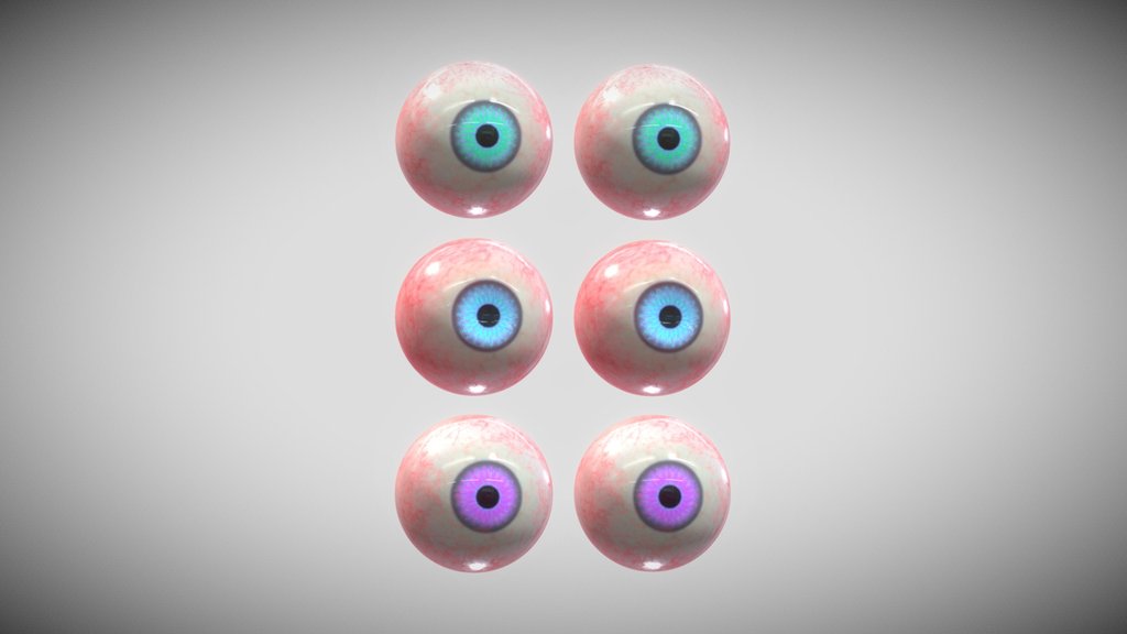 Cartoon Anime Robot Cartoon Stylized Eyes Free - A 3D model collection ...