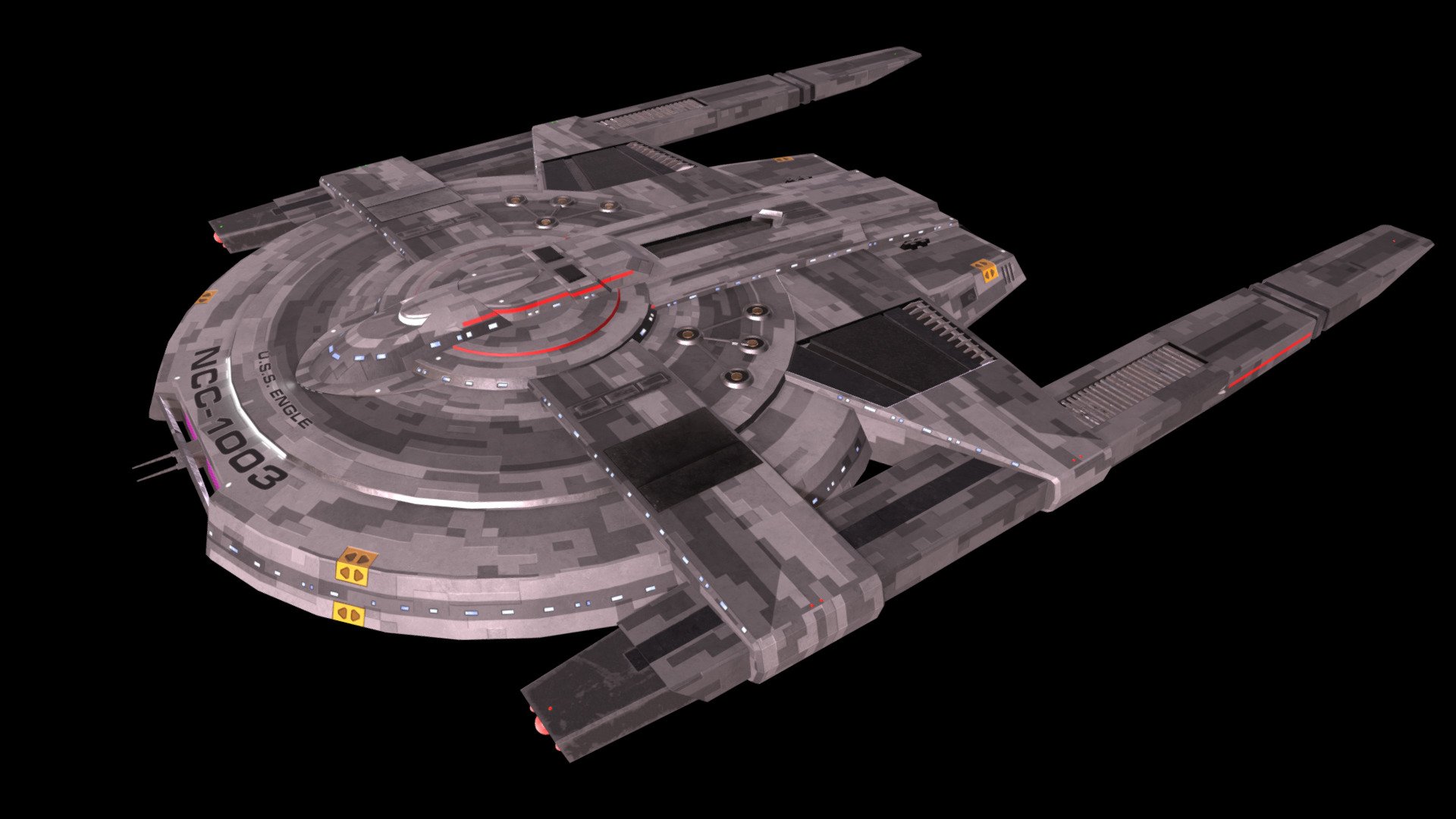 Engle-Class (Star Trek: Discovery) - 3D model by Pundus Art (@Pundus ...