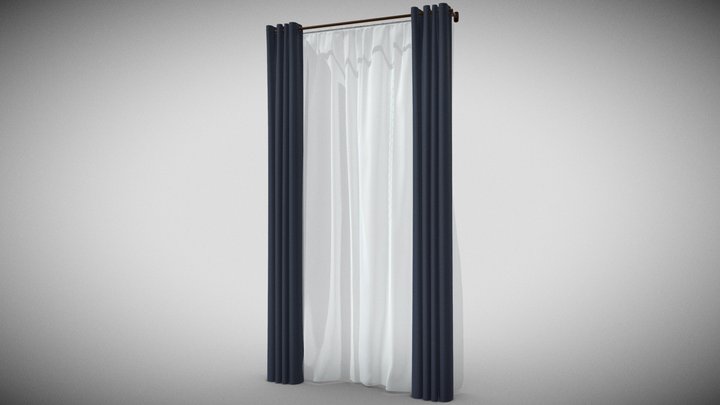 Drapes 3D models - Sketchfab