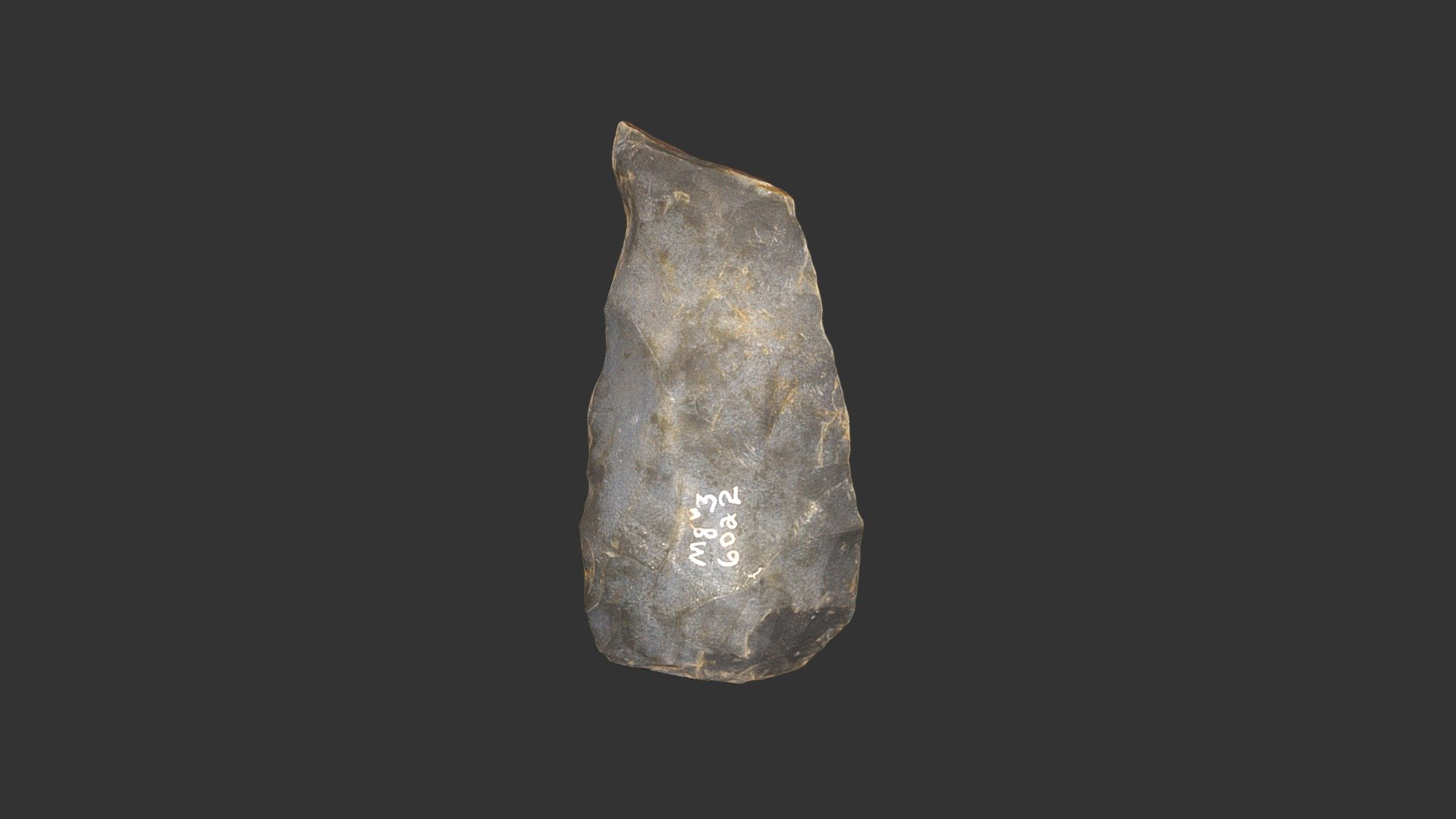 Chipped Stone Hoe (60a2) - Download Free 3D model by RLA Archaeology ...