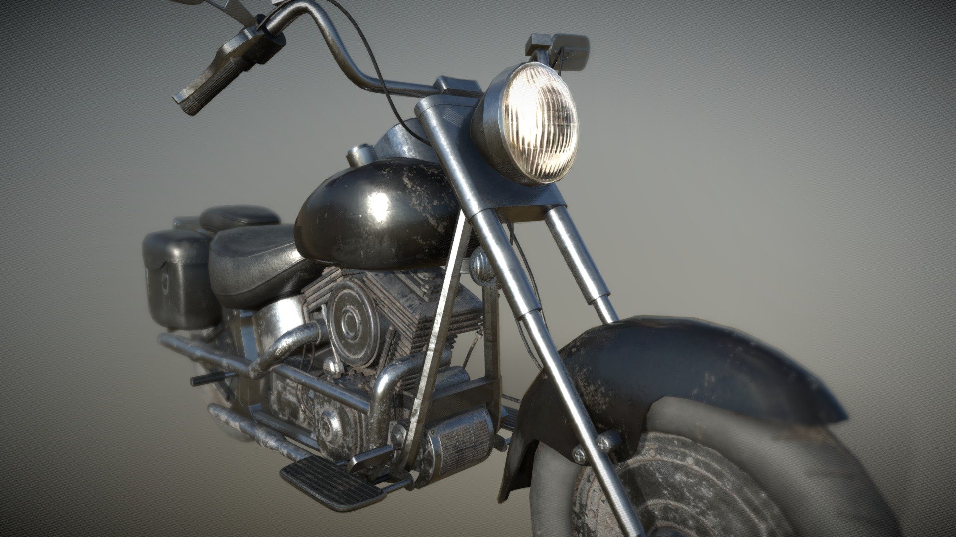 HD Fatboy - 3D model by predeep_pr [77a3024] - Sketchfab