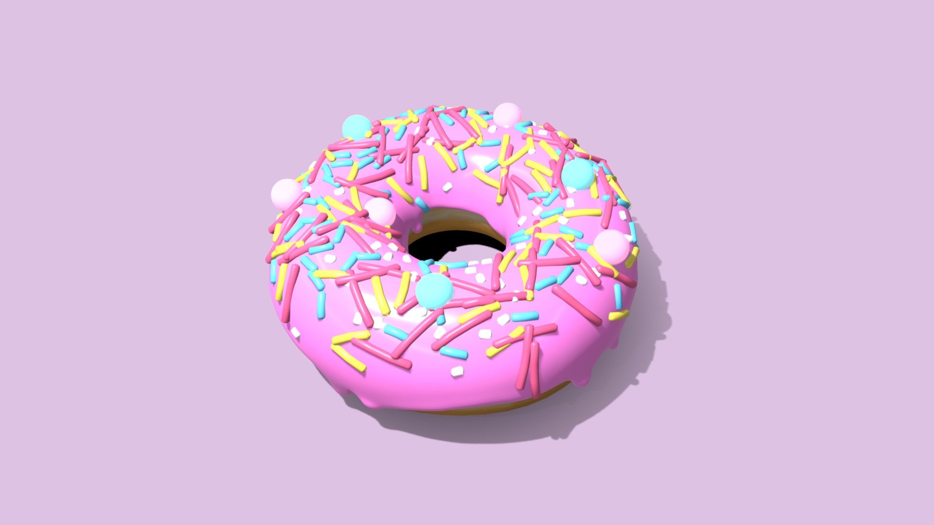 Donut - 3D model by PaineappleLee [77a3aad] - Sketchfab